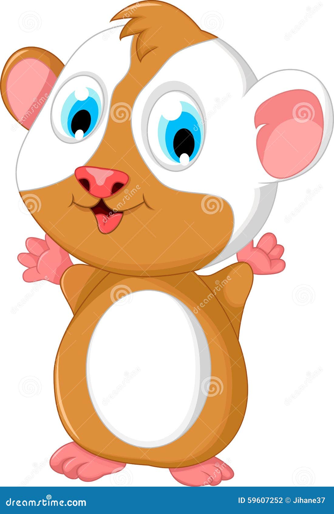Hamster Cartoon Vector Illustration | CartoonDealer.com #40871424