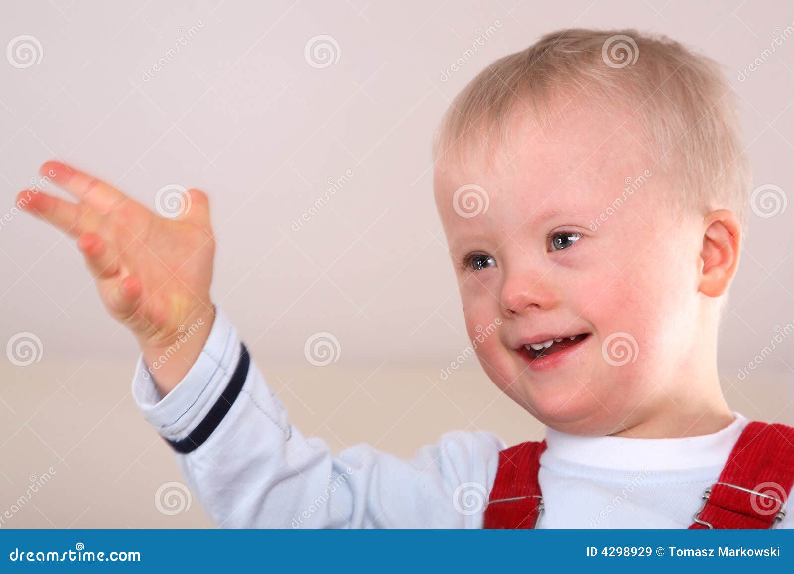 Happy handicapped boy stock image. Image of expressive - 4298929