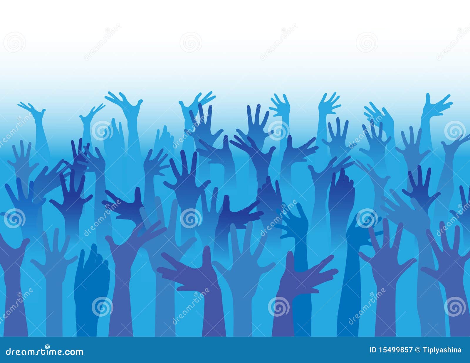 Happy hands vector stock vector. Illustration of group - 15499857