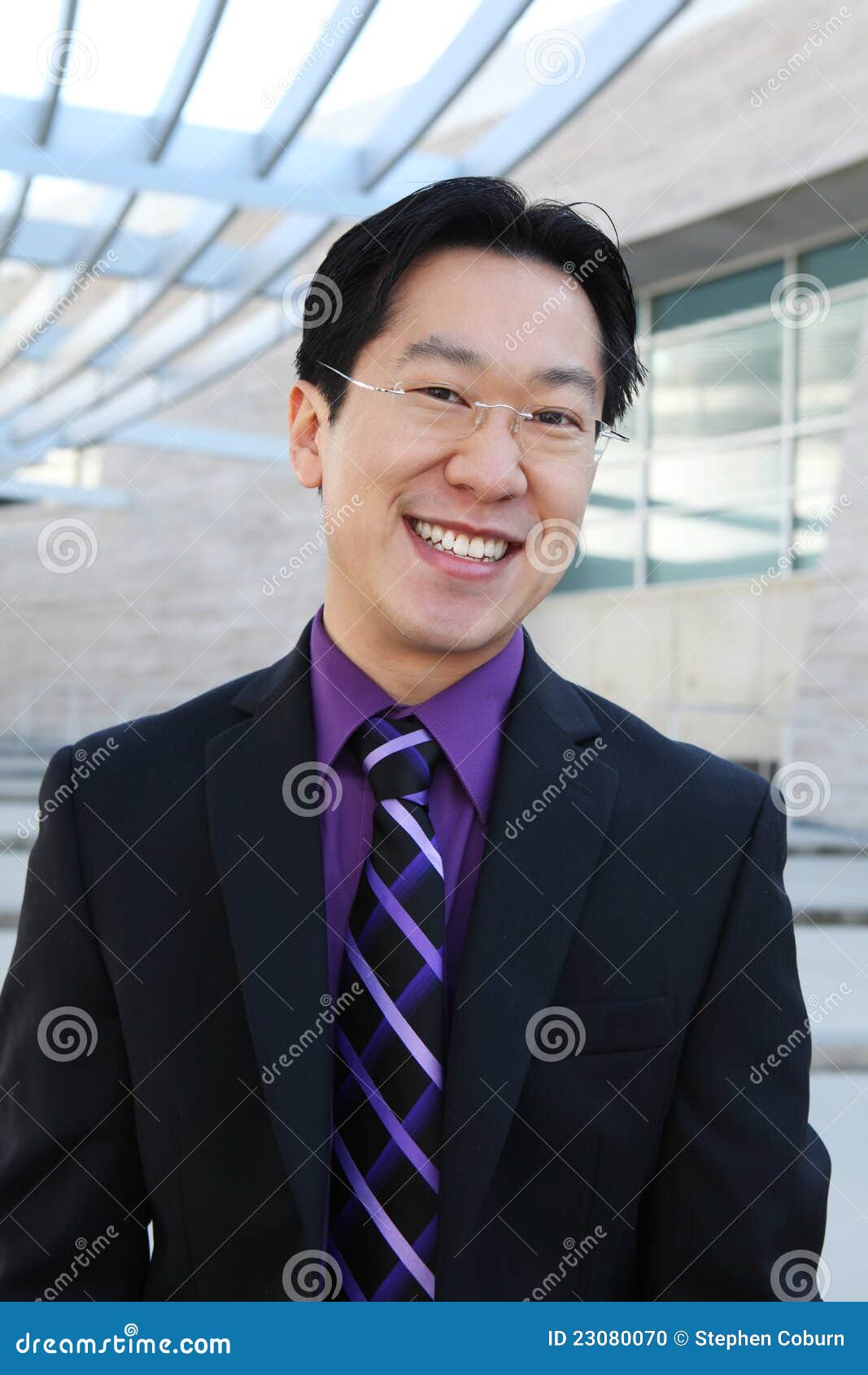 Happy Handsome Chinese Business Man Stock Photo - Image of corporation ...