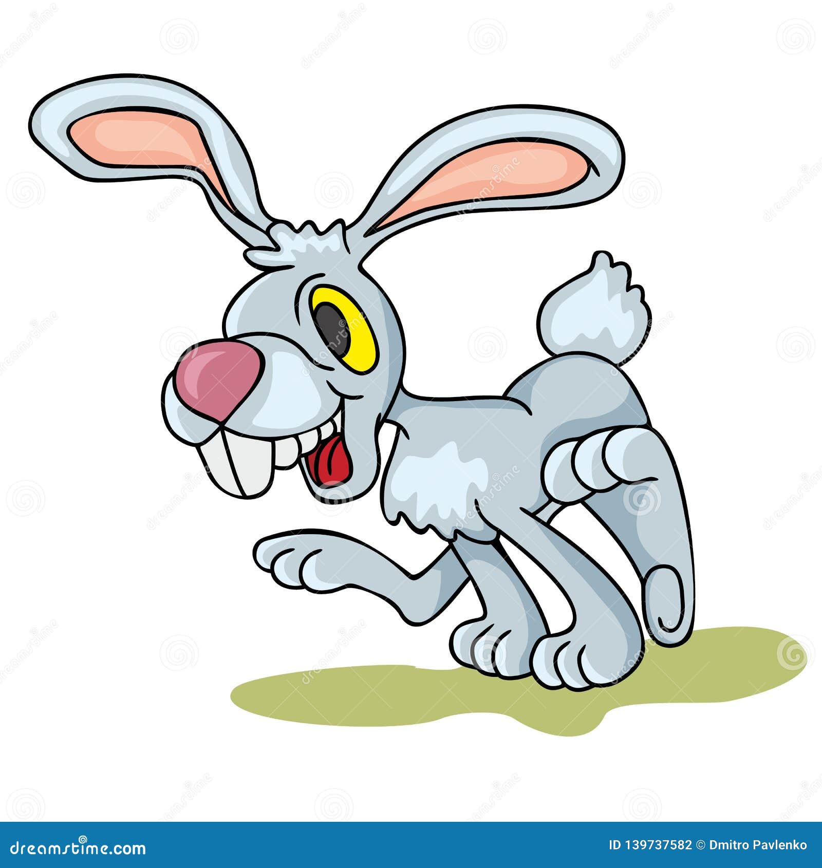 Happy hare stock vector. Illustration of animalscute - 139737582