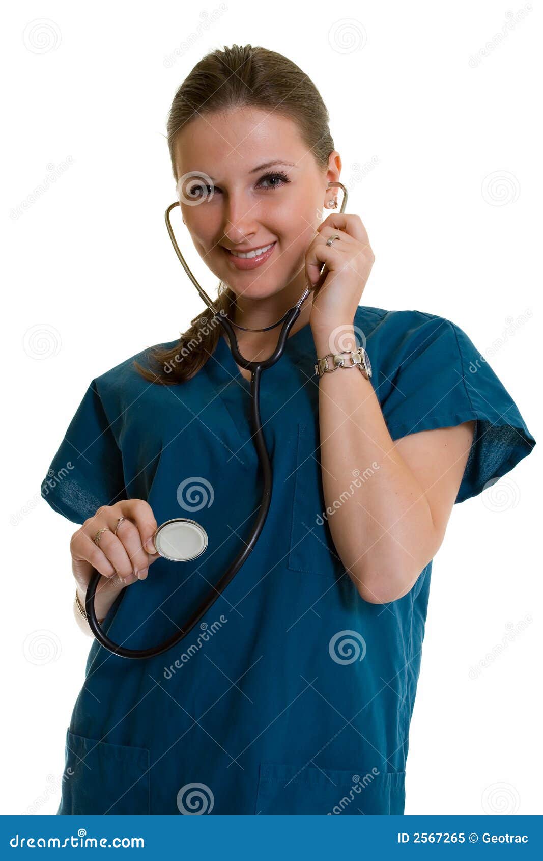 Happy healthcare worker stock image. Image of worker, smiling - 2567265