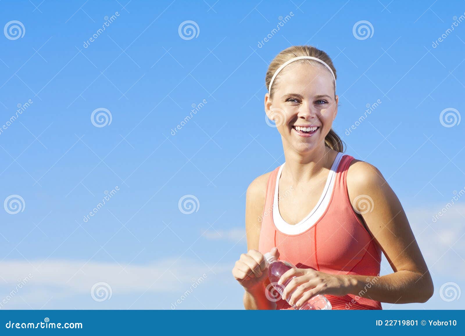 Happy, Healthy and Fit Woman Stock Image - Image of jogger, athletic ...
