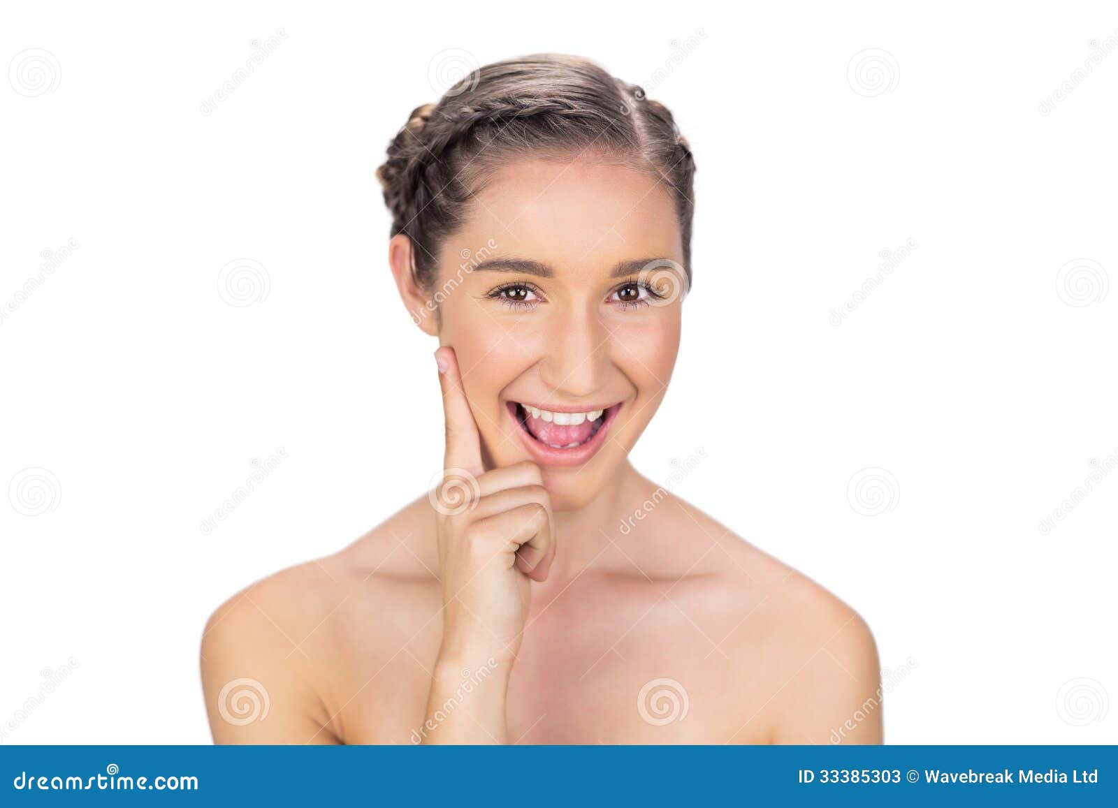 Happy healthy model posing stock image. Image of pret - 33385303