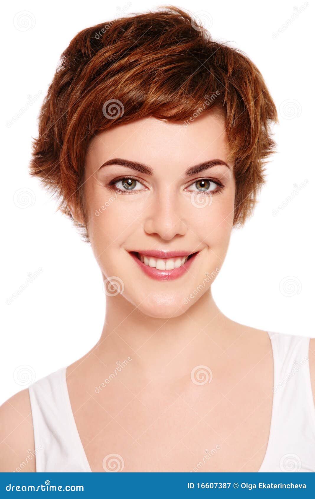 Happy healthy woman stock image. Image of model, fresh - 16607387