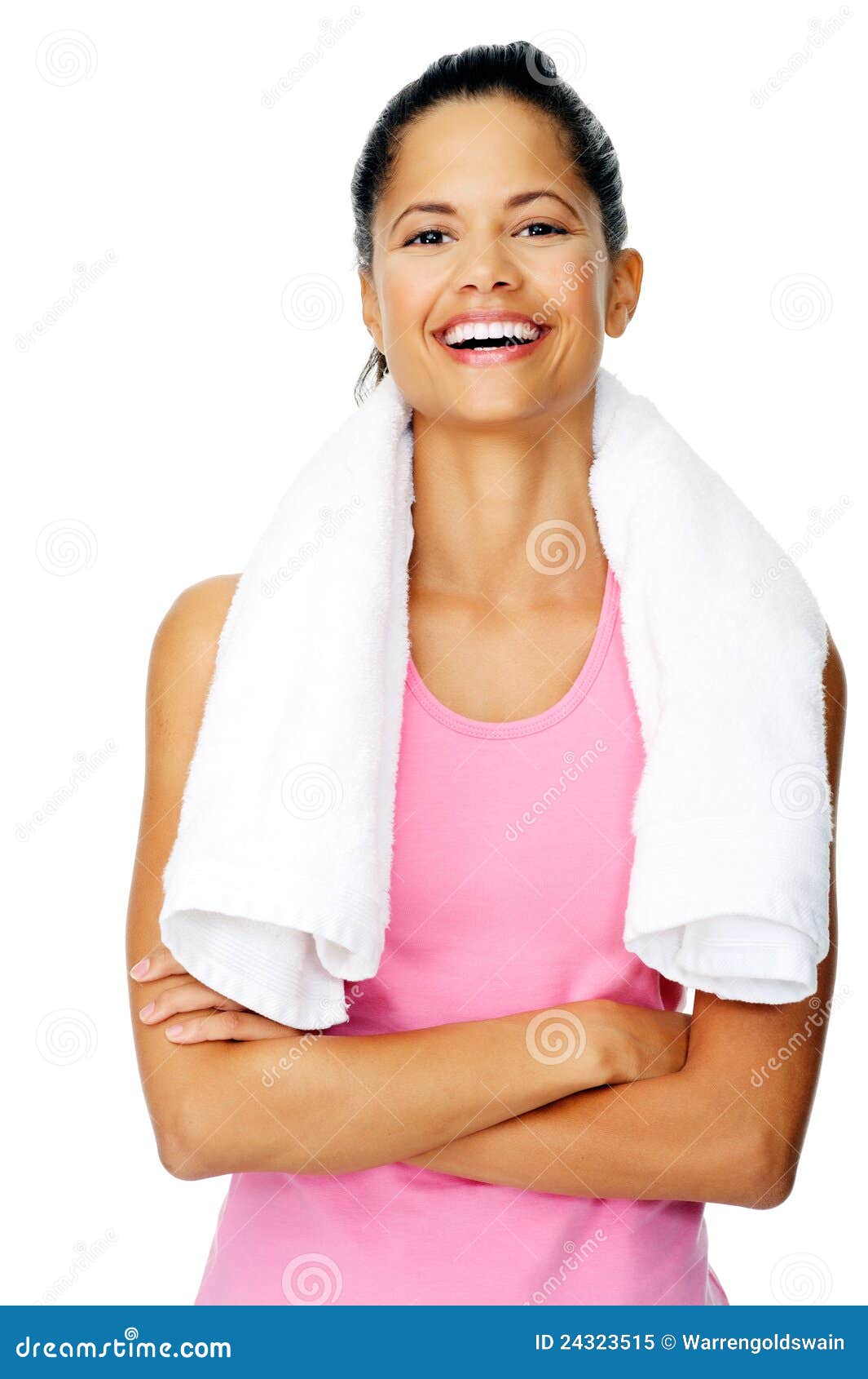 Happy healthy woman stock image. Image of beauty, cheerful - 24323515