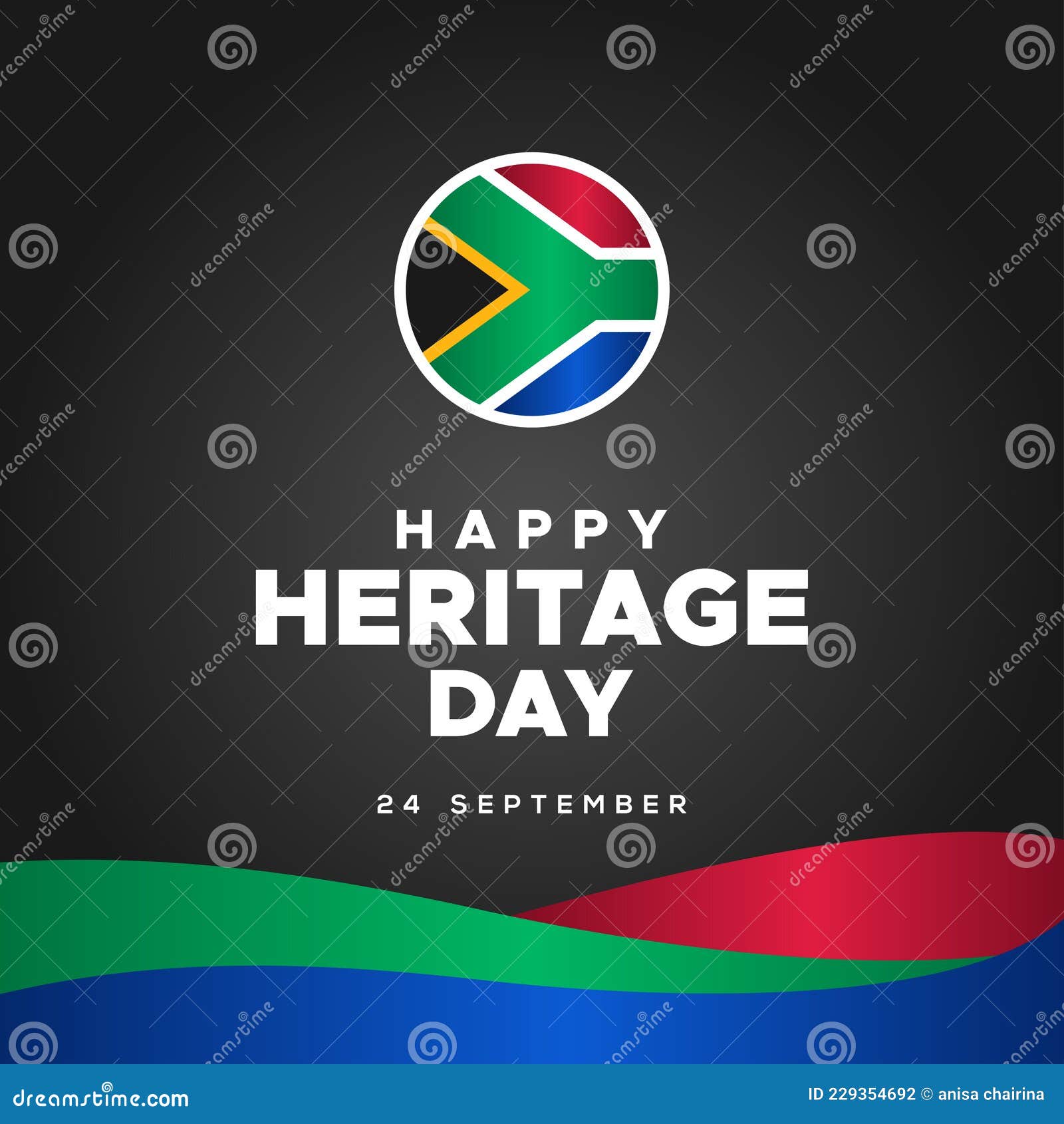 Happy Heritage Day Design Background for Greeting Moment Stock Vector ...