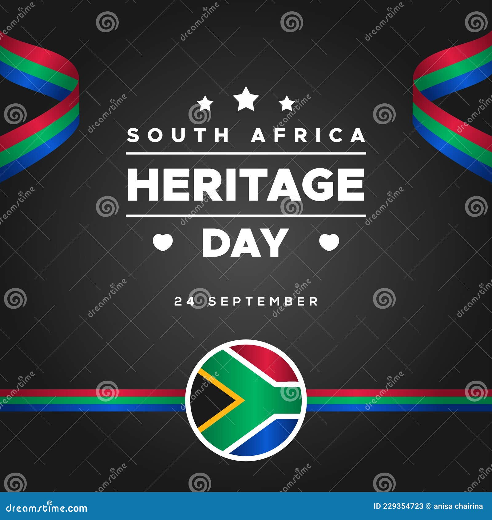 Happy Heritage Day Design Background for Greeting Moment Stock Vector ...