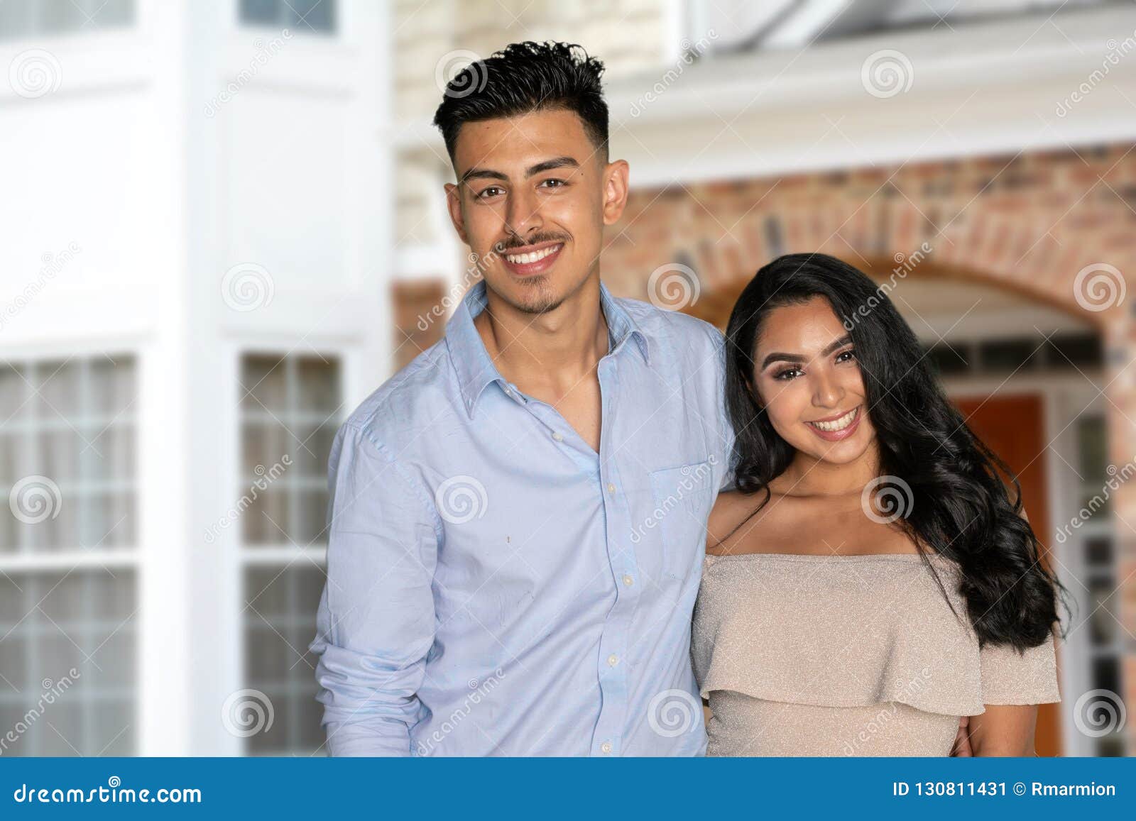 Happy Hispanic Couple stock image. Image of hispanic - 130811431