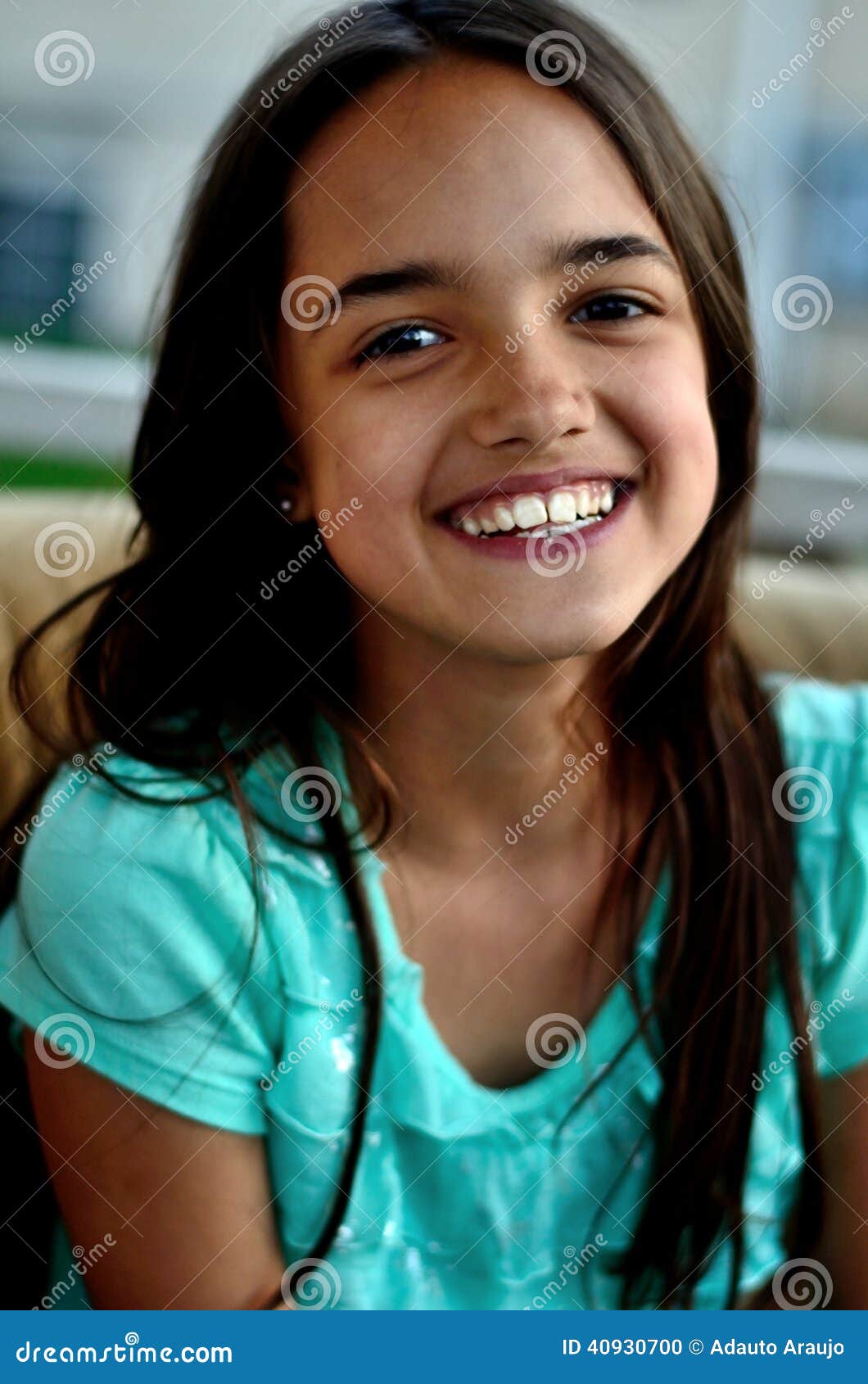 Happy Hispanic Girl stock photo. Image of hispanic, innocence - 40930700