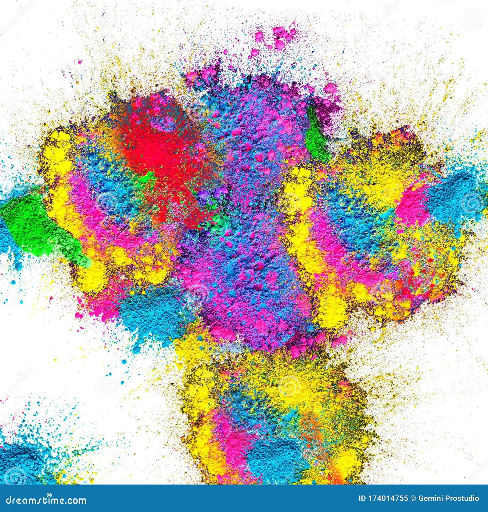HAPPY HOLI, HOLI SPLASH Holi Celebration Colourful India Illustration ...