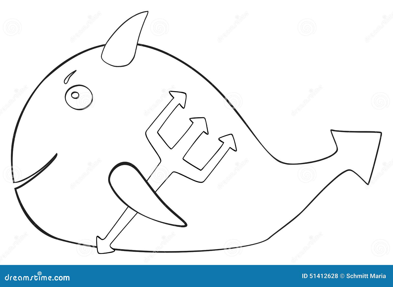 Happy Holiday - April Fish Devil Stock Illustration - Illustration of ...