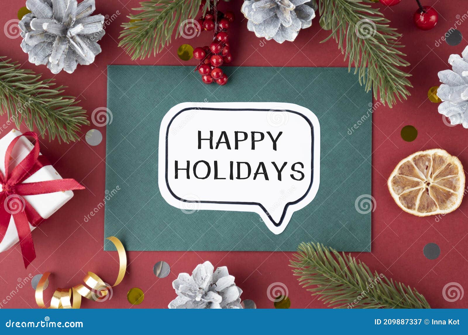Happy Holiday Written on Card Stock Image - Image of holiday, text ...