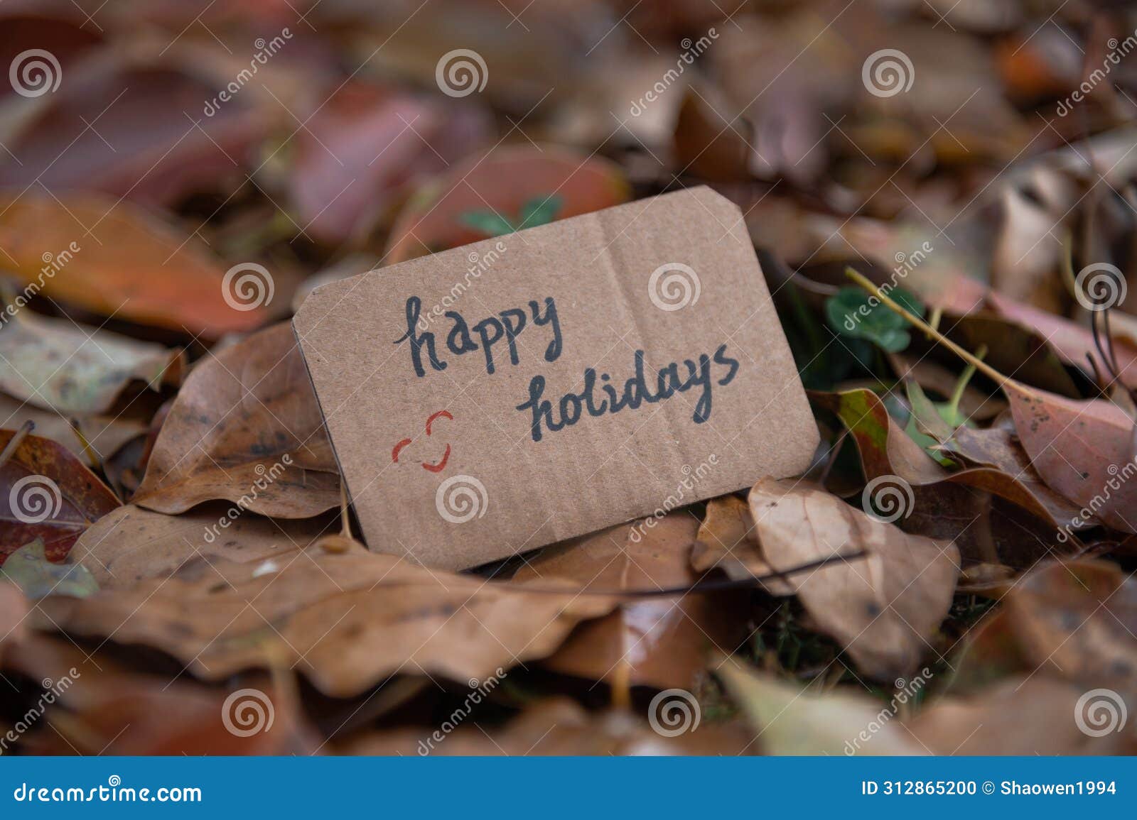 Happy Holidays sign stock photo. Image of holidays, decor - 312865200