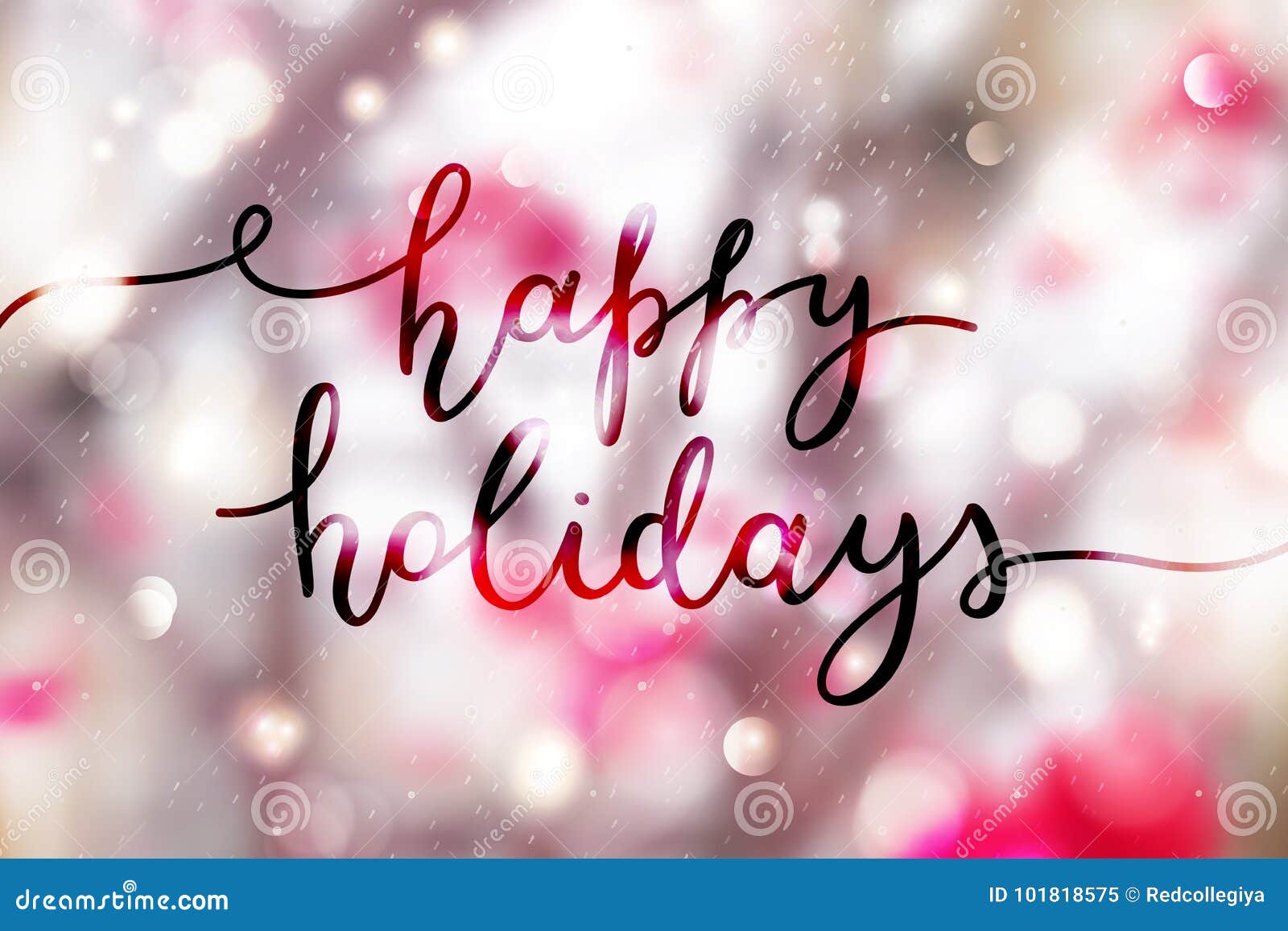Happy holidays lettering stock image. Image of outdoor - 101818575