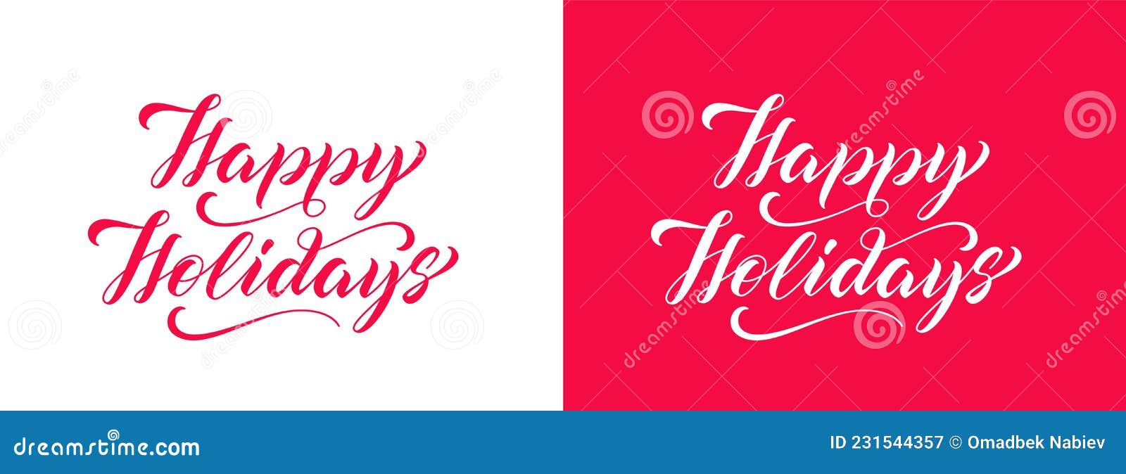 Happy Holidays Text Stock Vector Illustration Of Label 231544357