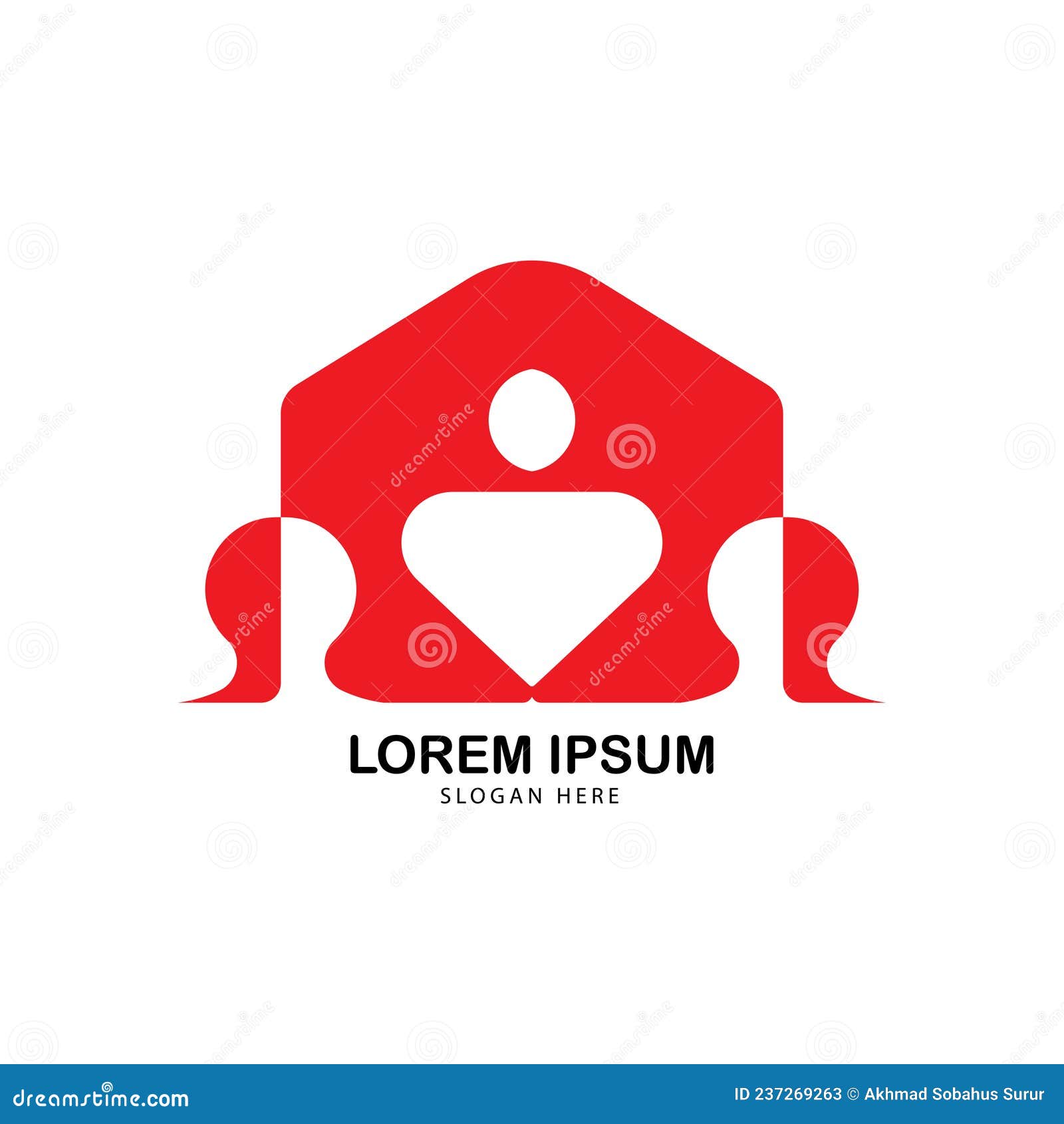 Happy Home Logotype with Modern Concept. Design Vector Stock Vector ...