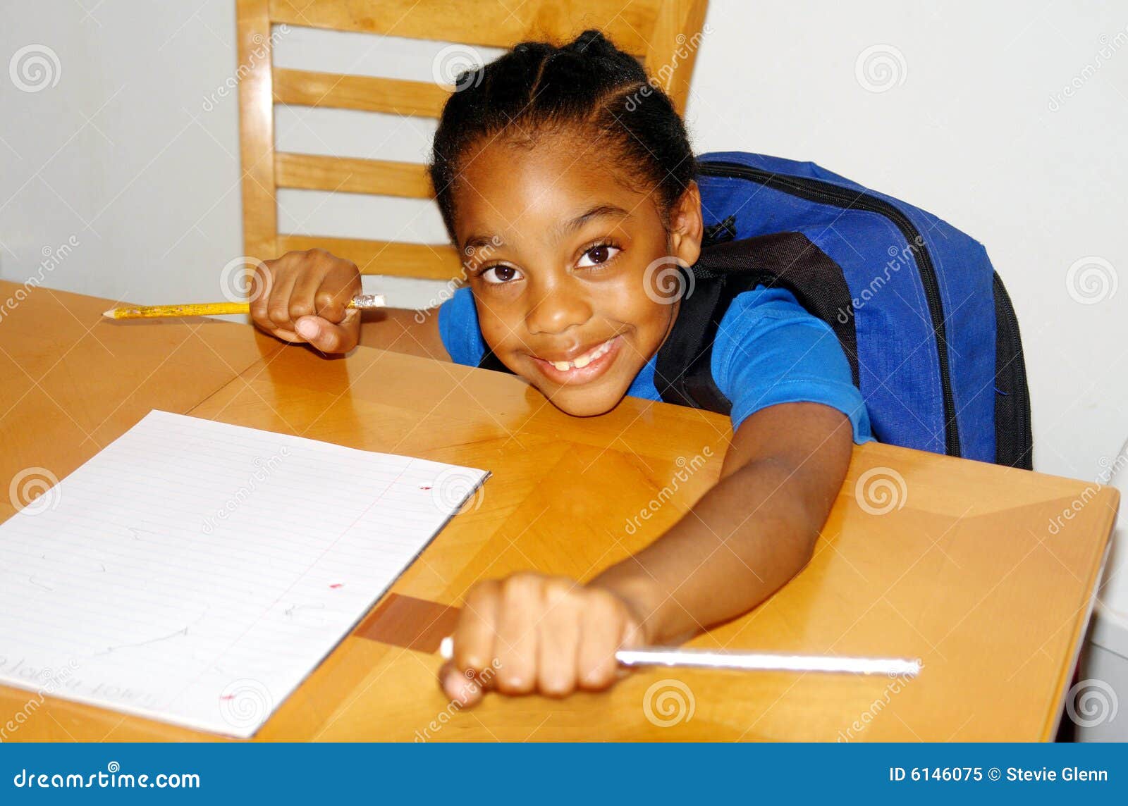 Happy Homework stock image. Image of child, happy, achievement - 6146075