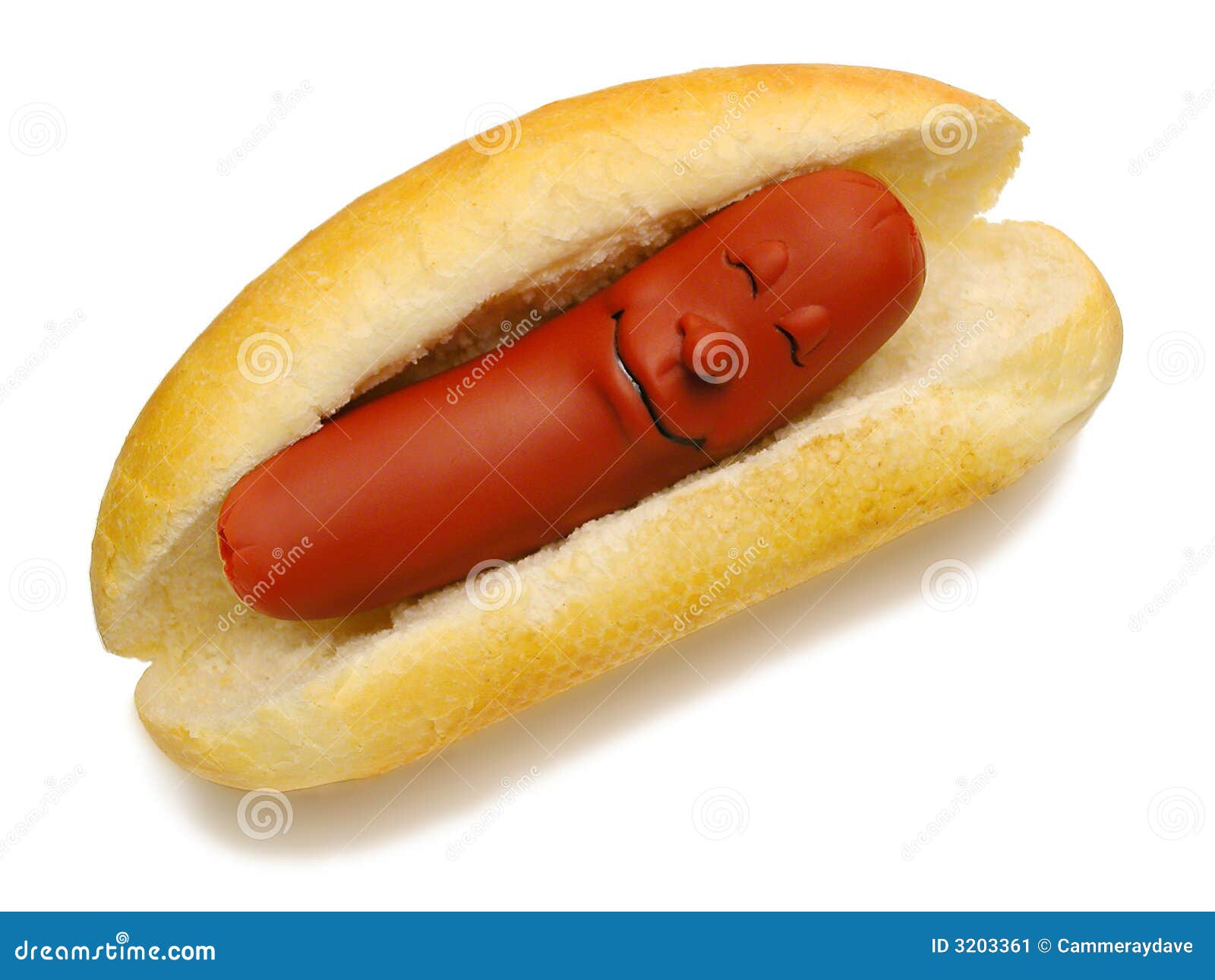 Happy Hot Dog Sausage Fun stock image. Image of roll, original - 3203361