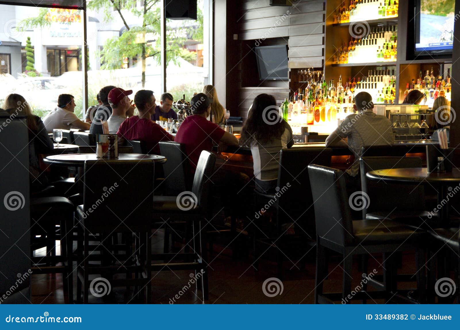 Happy Hour at Bar Restaurant Editorial Photography - Image of light ...