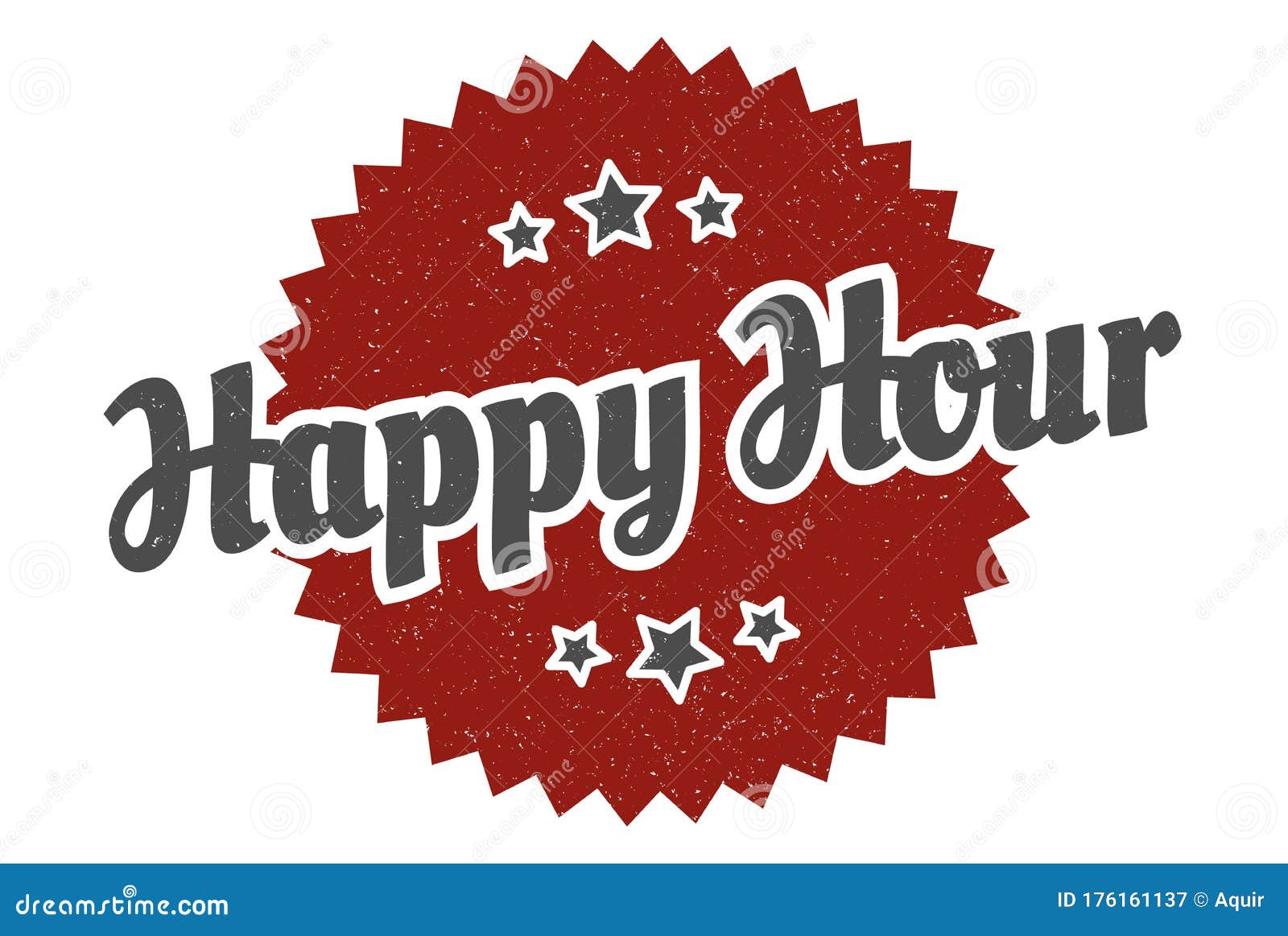 Happy Hour Sign. Happy Hour Vintage Retro Label Stock Vector ...