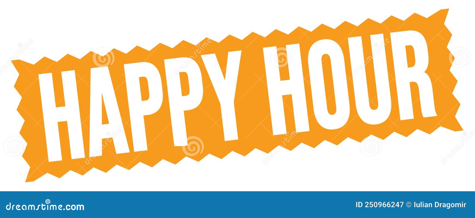 HAPPY HOUR Text Written on Orange Stamp Sign Stock Illustration ...
