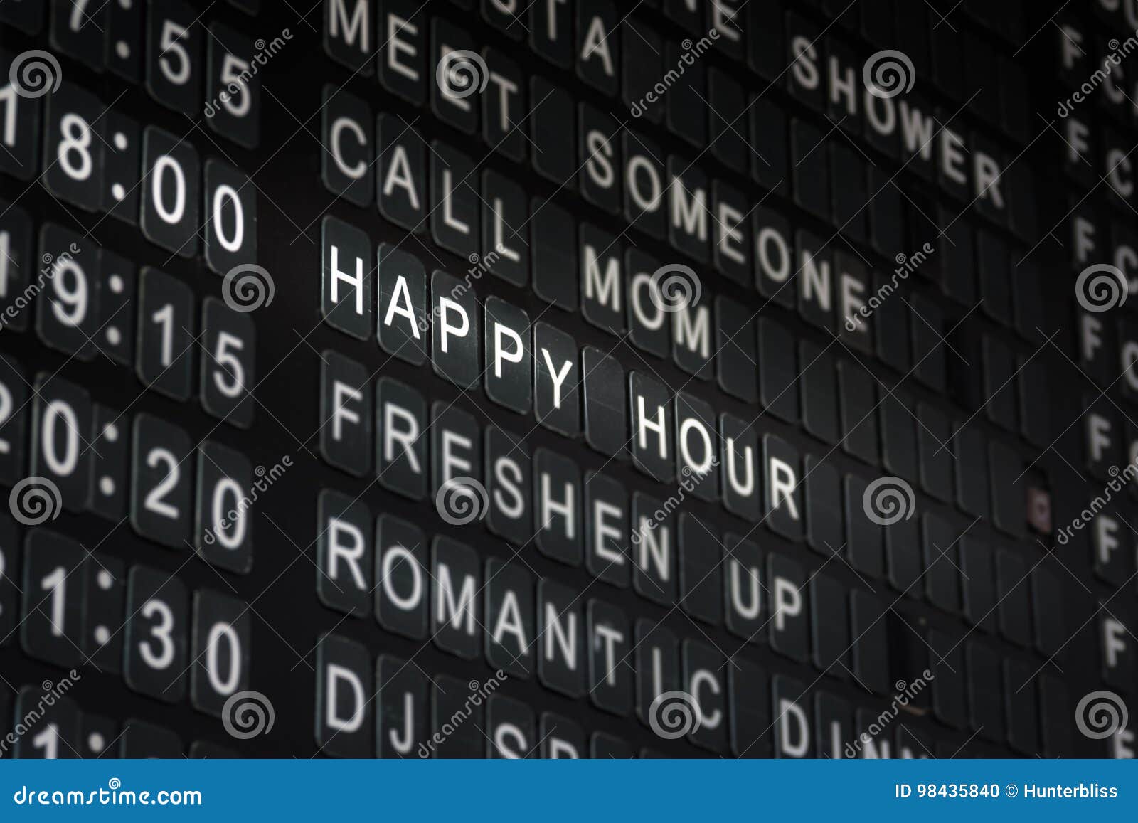 Happy Hour With Classic Clock Stock Photo | CartoonDealer.com #106387014
