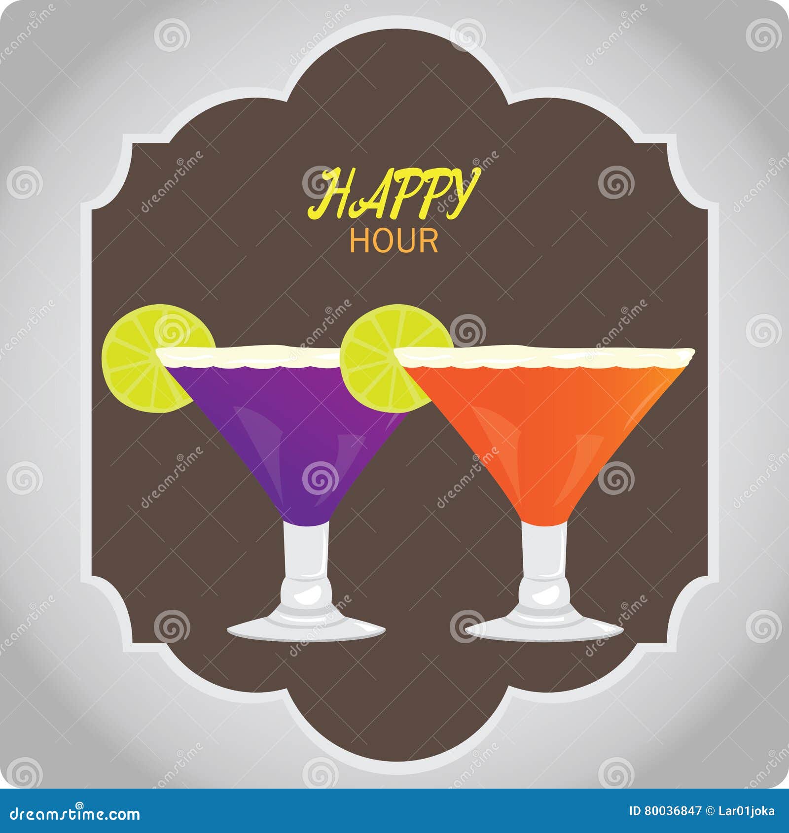 Happy hour stock illustration. Illustration of beer, beverage - 80036847