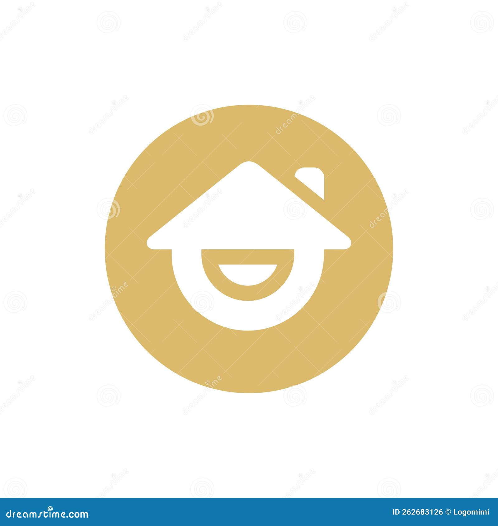 Happy House Logo Icon Design Template Vector Stock Vector ...