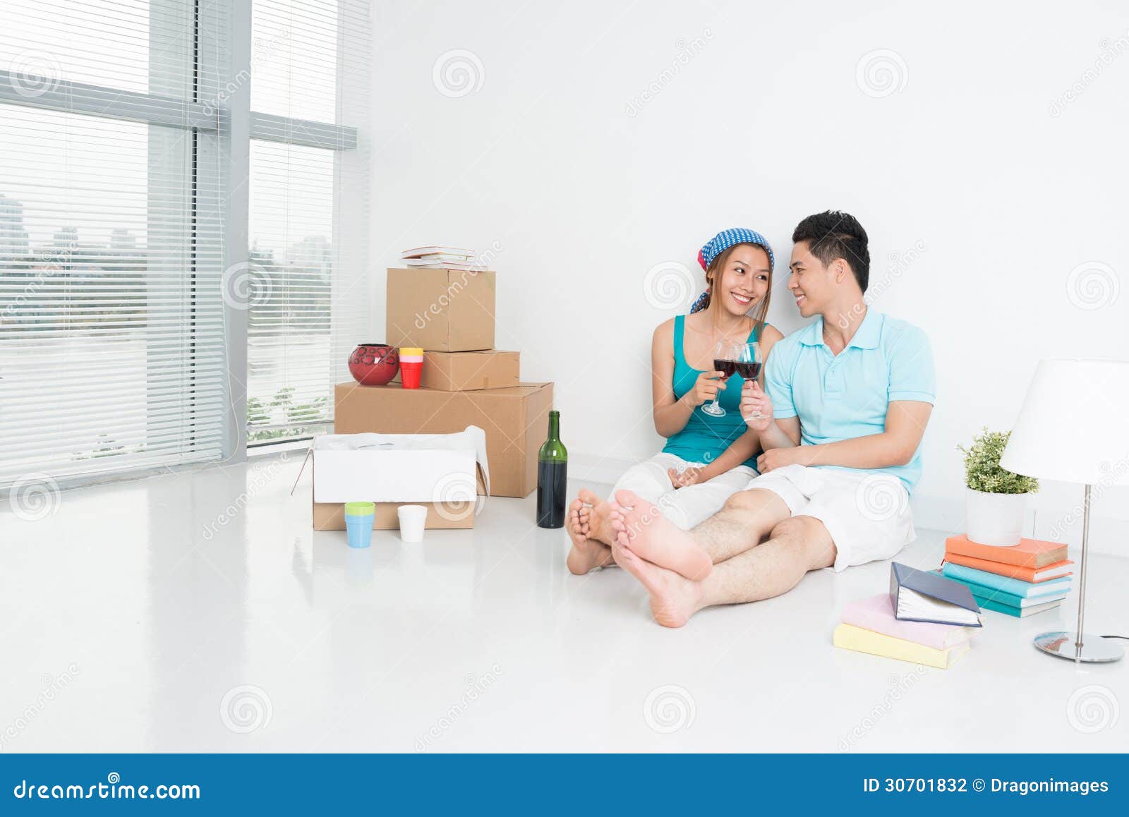 Happy housewarming! stock photo. Image of asian, affection - 30701832