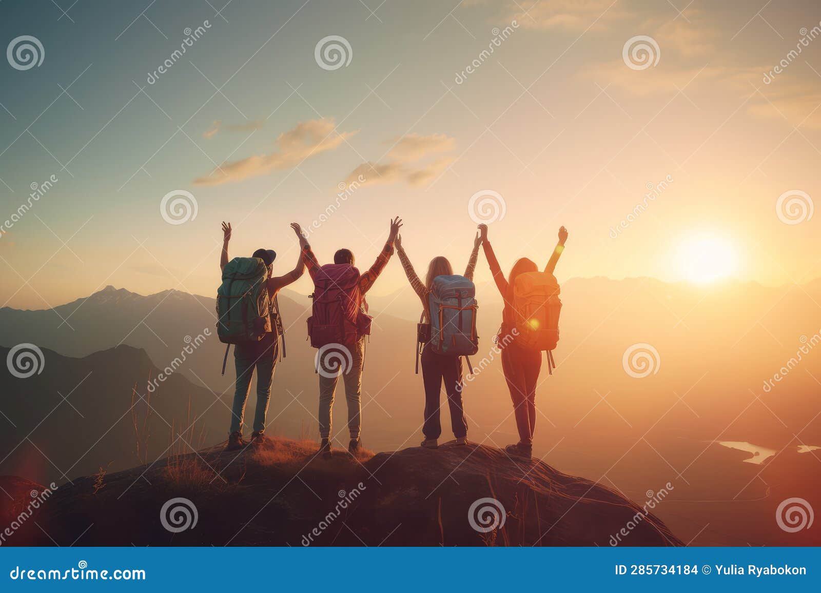 Humans Group, Society Creative Symbols Set. People Protect, Teamwork ...