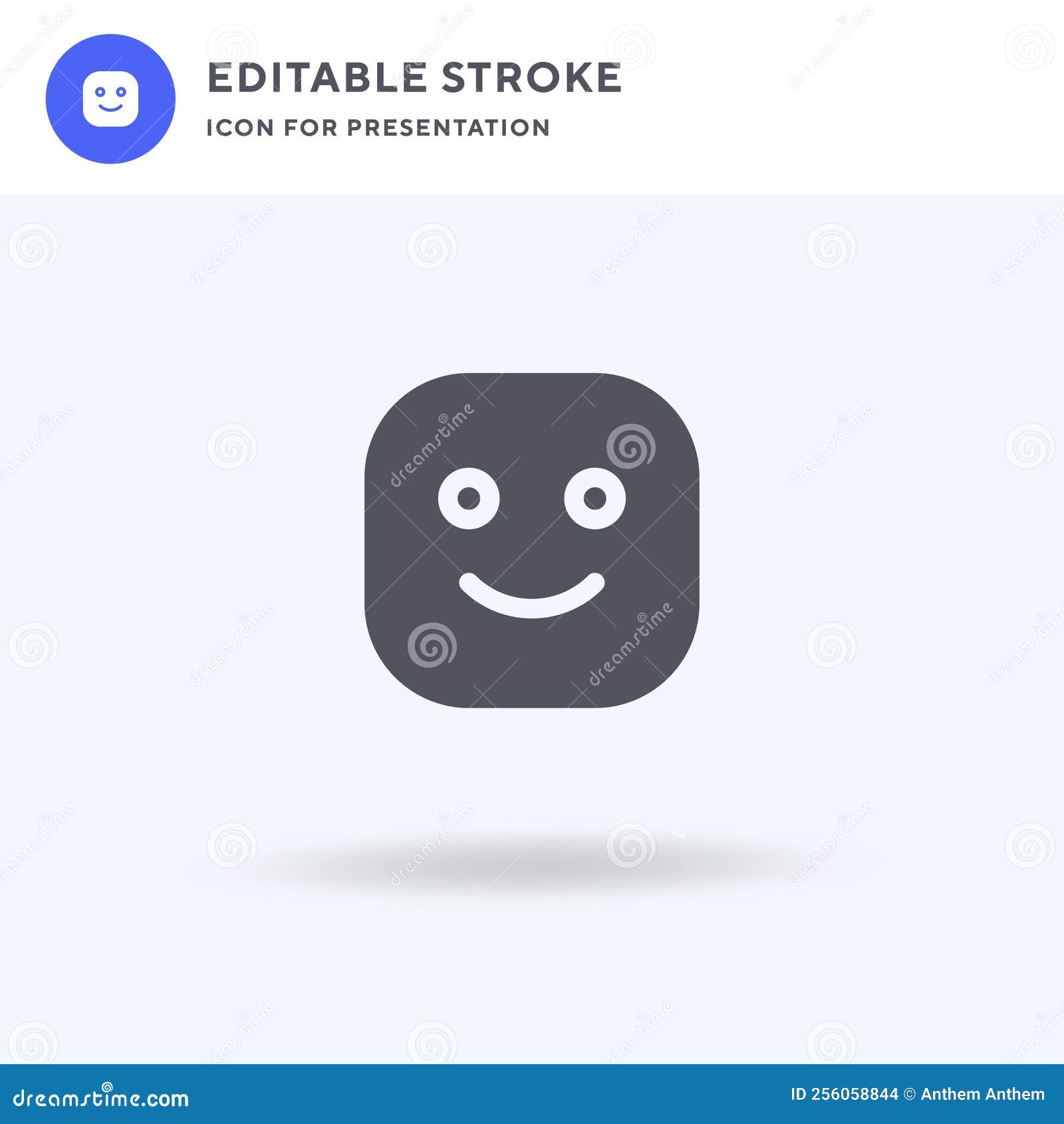 Happy Icon Vector, Filled Flat Sign, Solid Pictogram Isolated on White ...