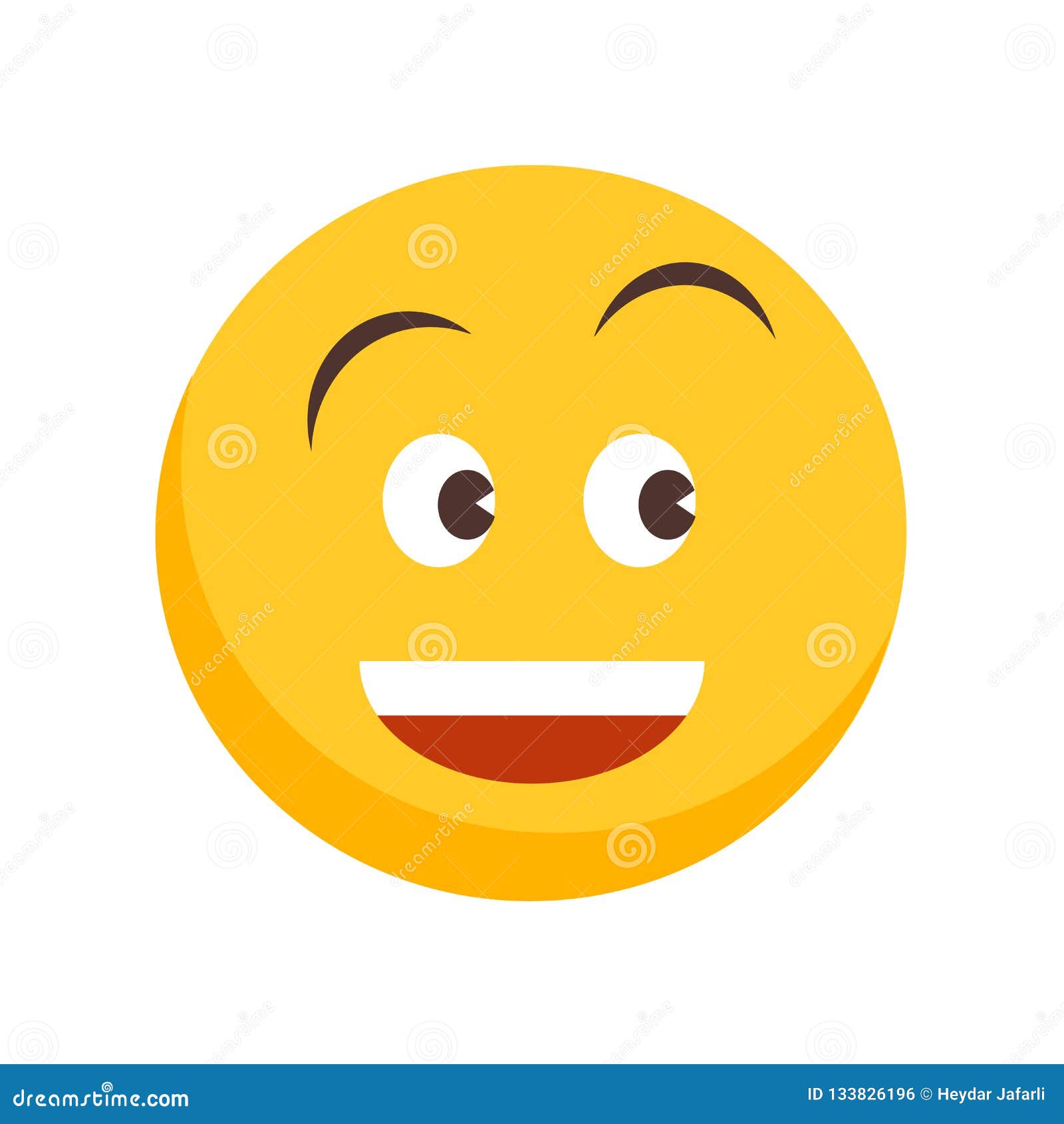 Happy Icon Vector Isolated on White Background, Happy Sign Stock Vector ...