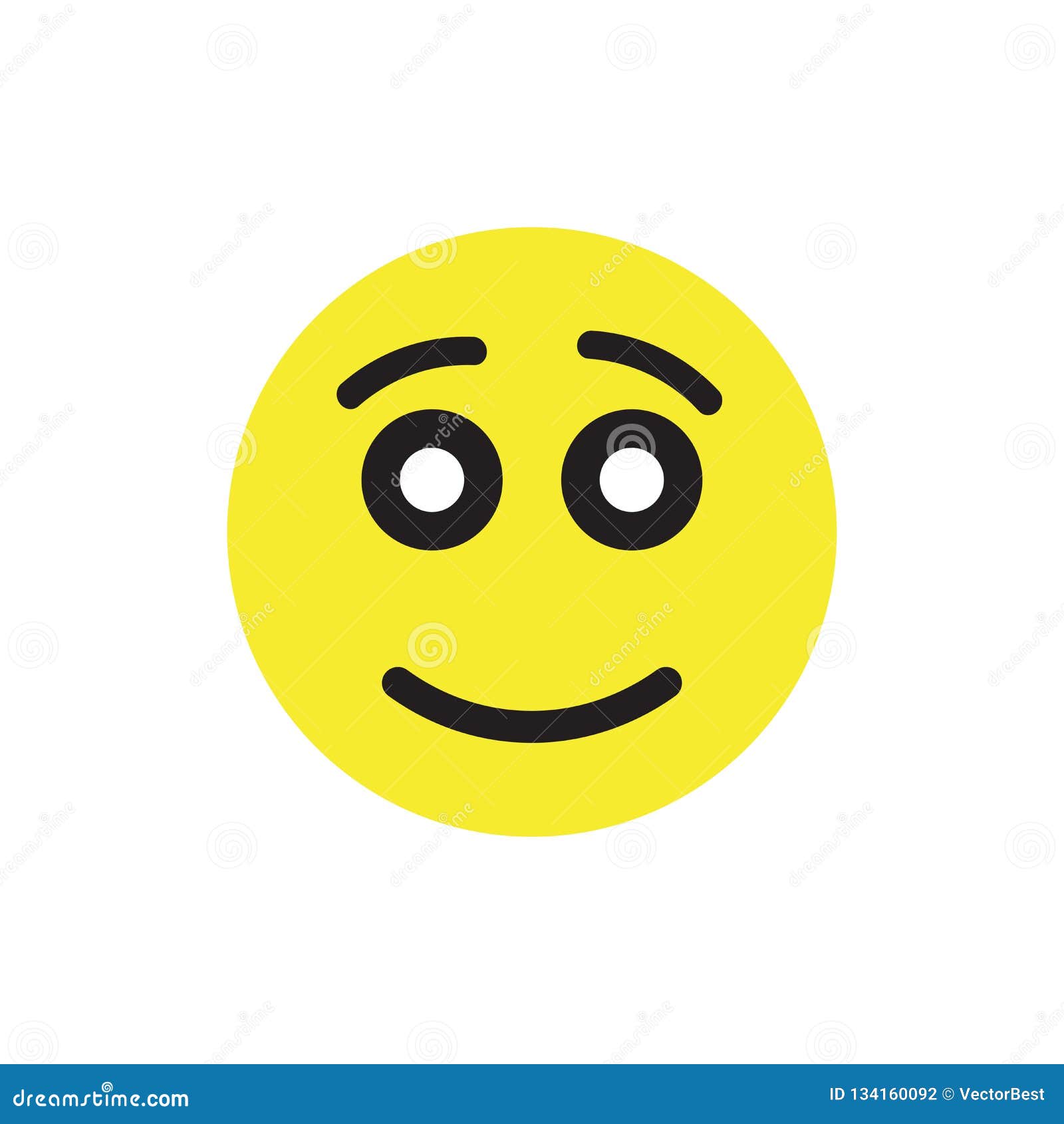 Happy Icon Vector Sign and Symbol Isolated on White Background Stock ...