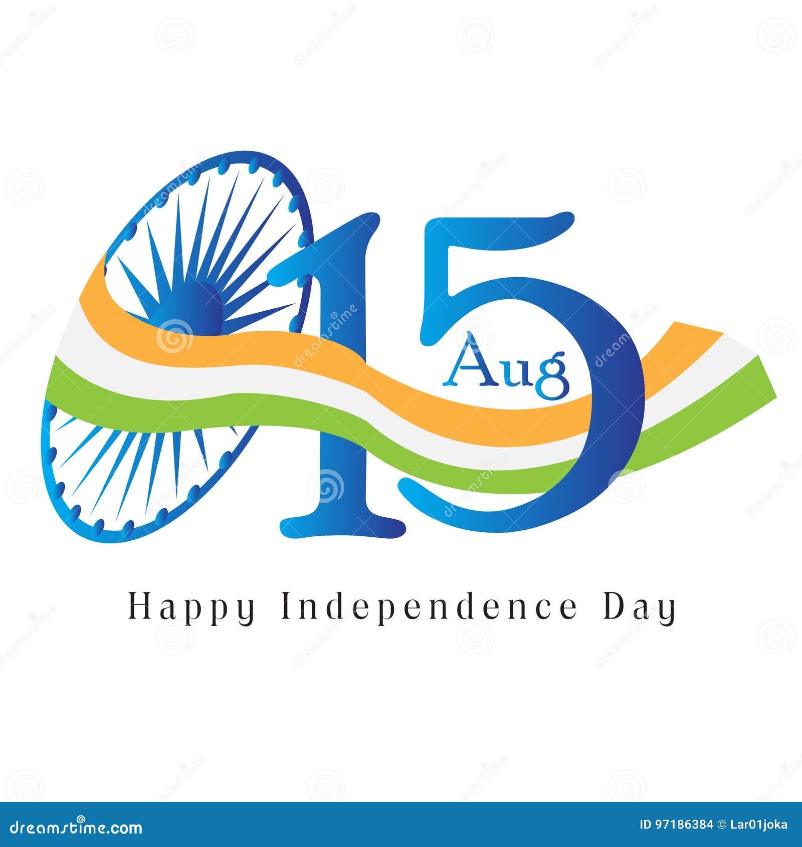 Happy independence day stock vector. Illustration of nation - 97186384