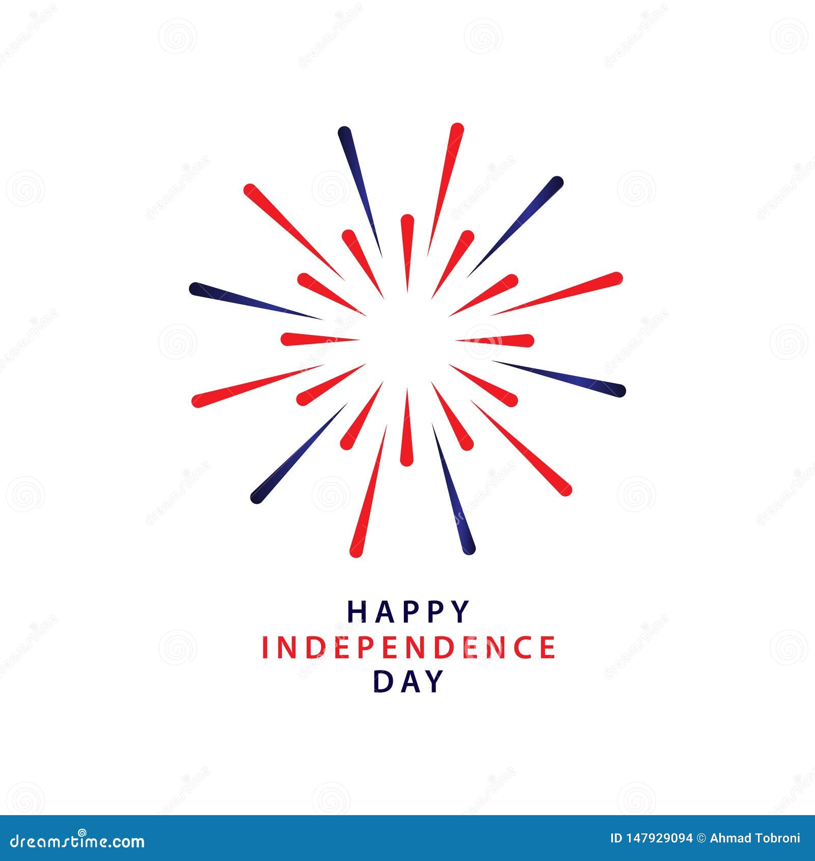 Happy Independence Day Vector Template Design Illustration Stock Vector ...