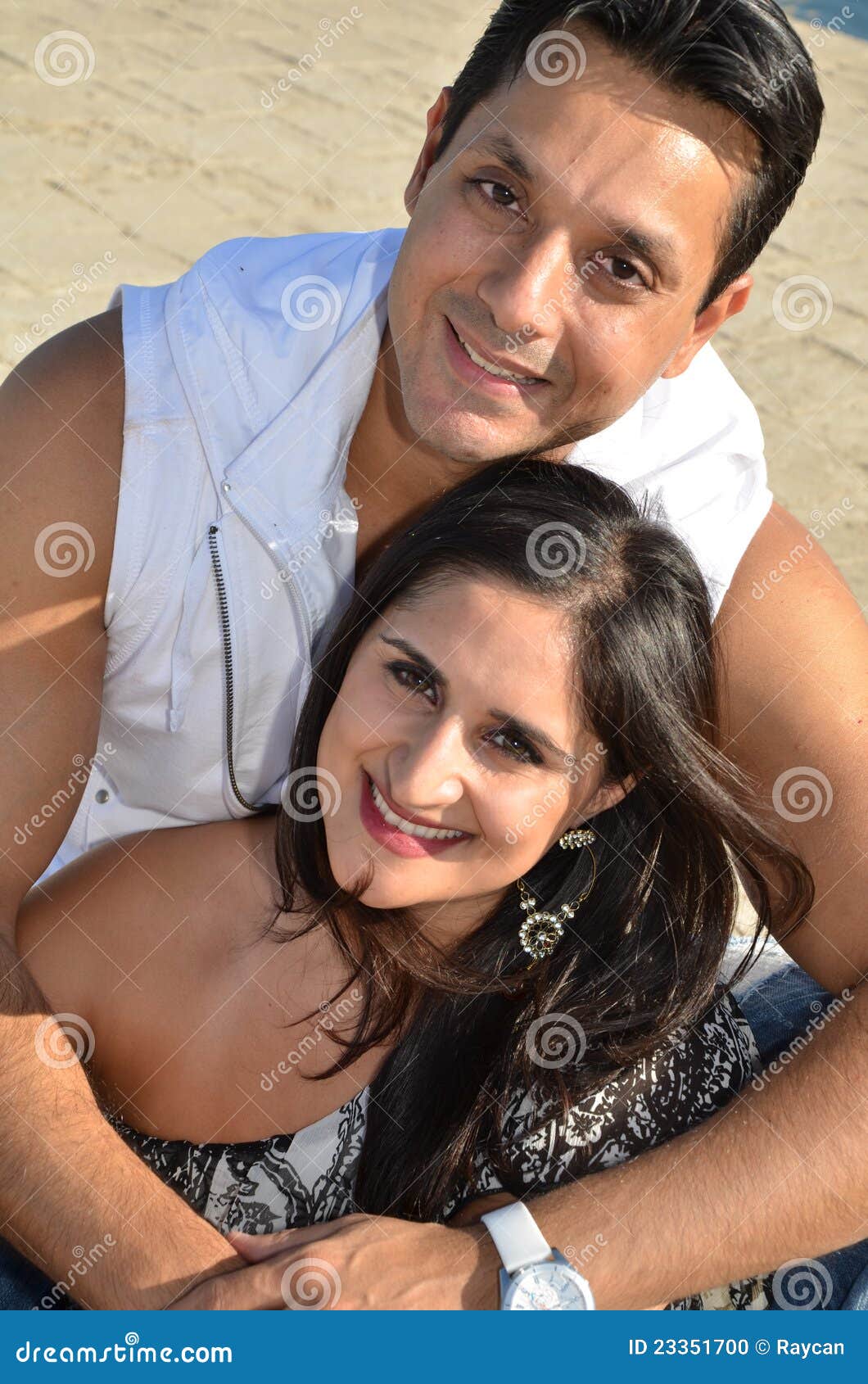 Happy Indian Couple stock photo. Image of togetherness - 23351700