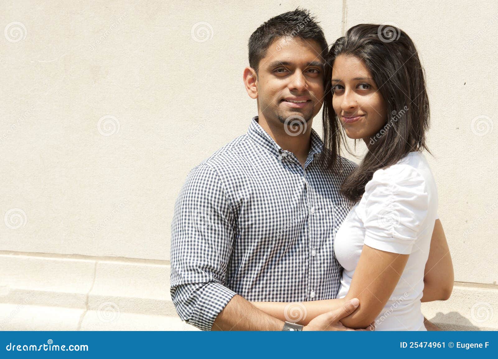 Happy Indian Couple stock image. Image of colorful, married - 25474961
