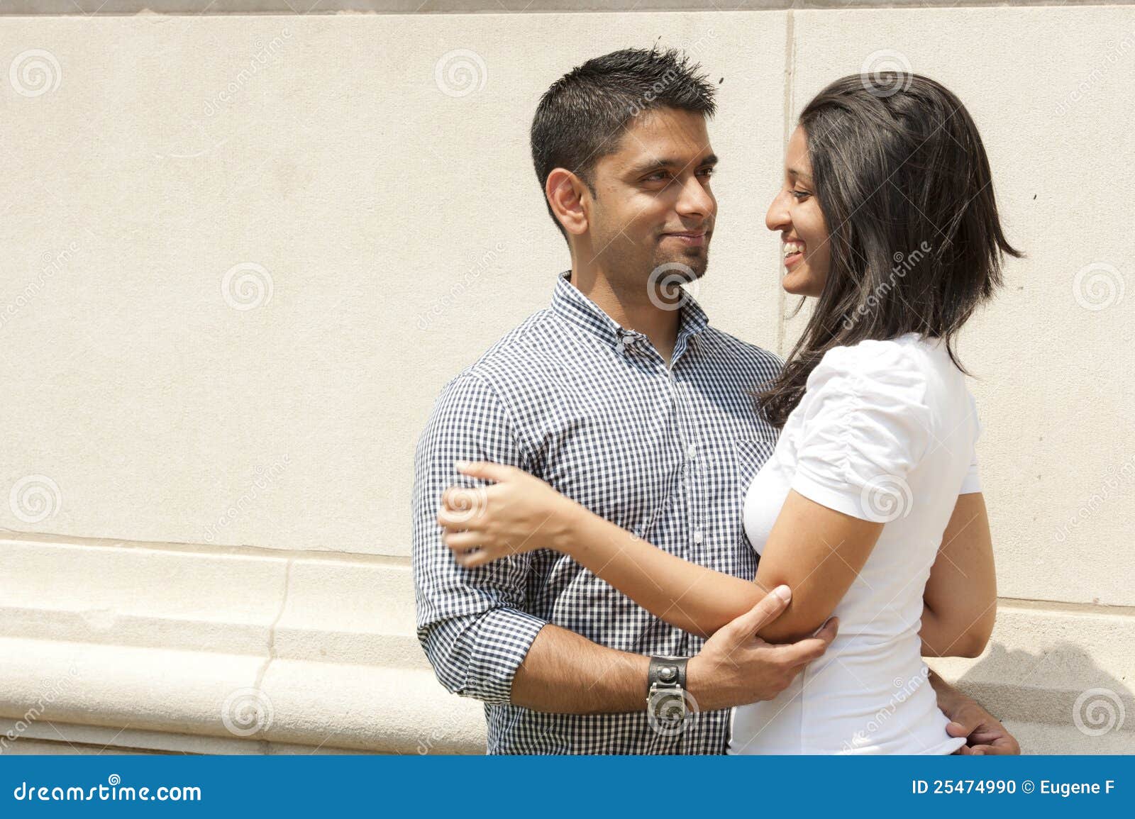 Happy Indian Couple stock photo. Image of husband, family - 25474990
