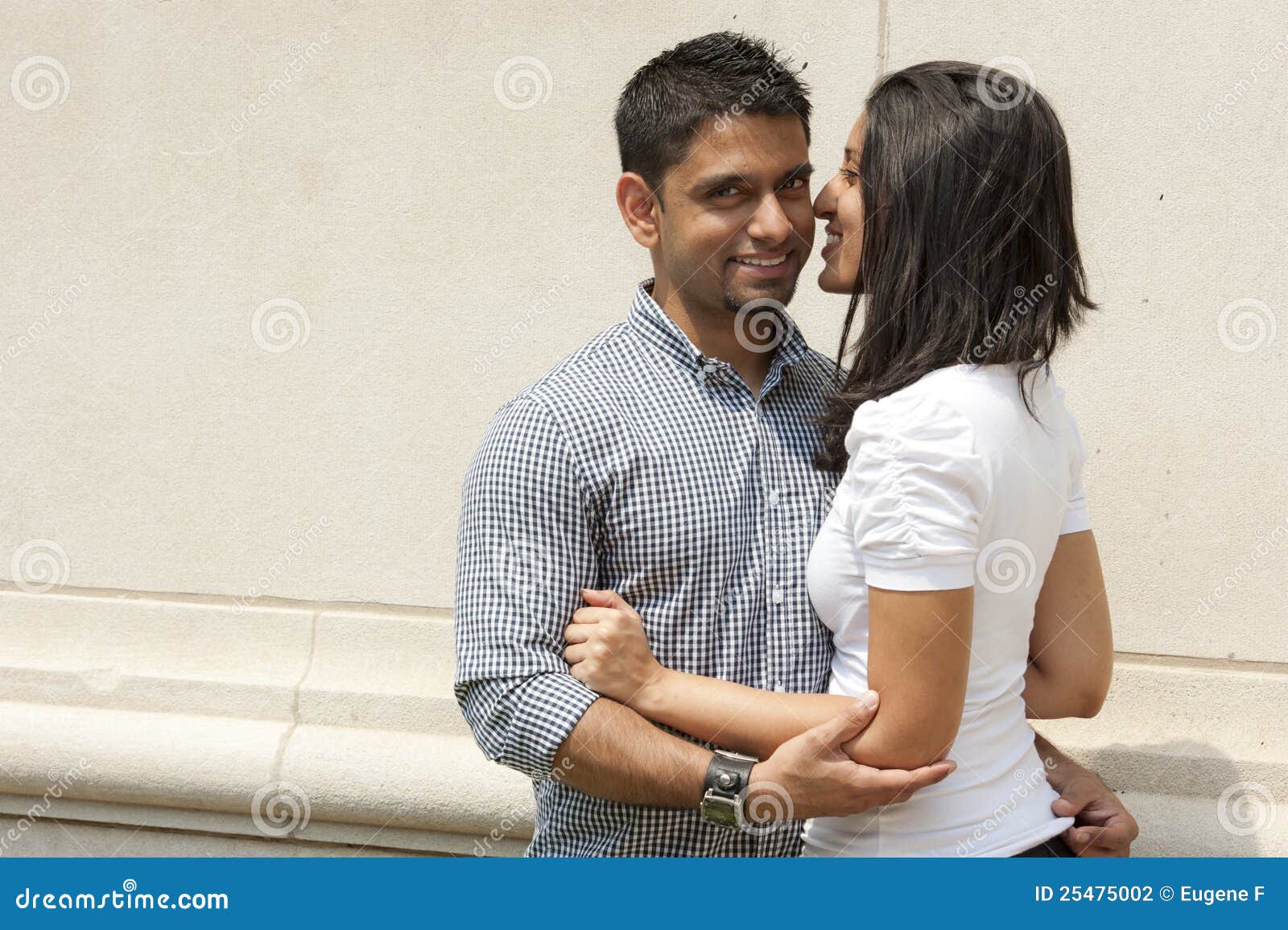Happy Indian Couple stock photo. Image of ethnic, joyful - 25475002