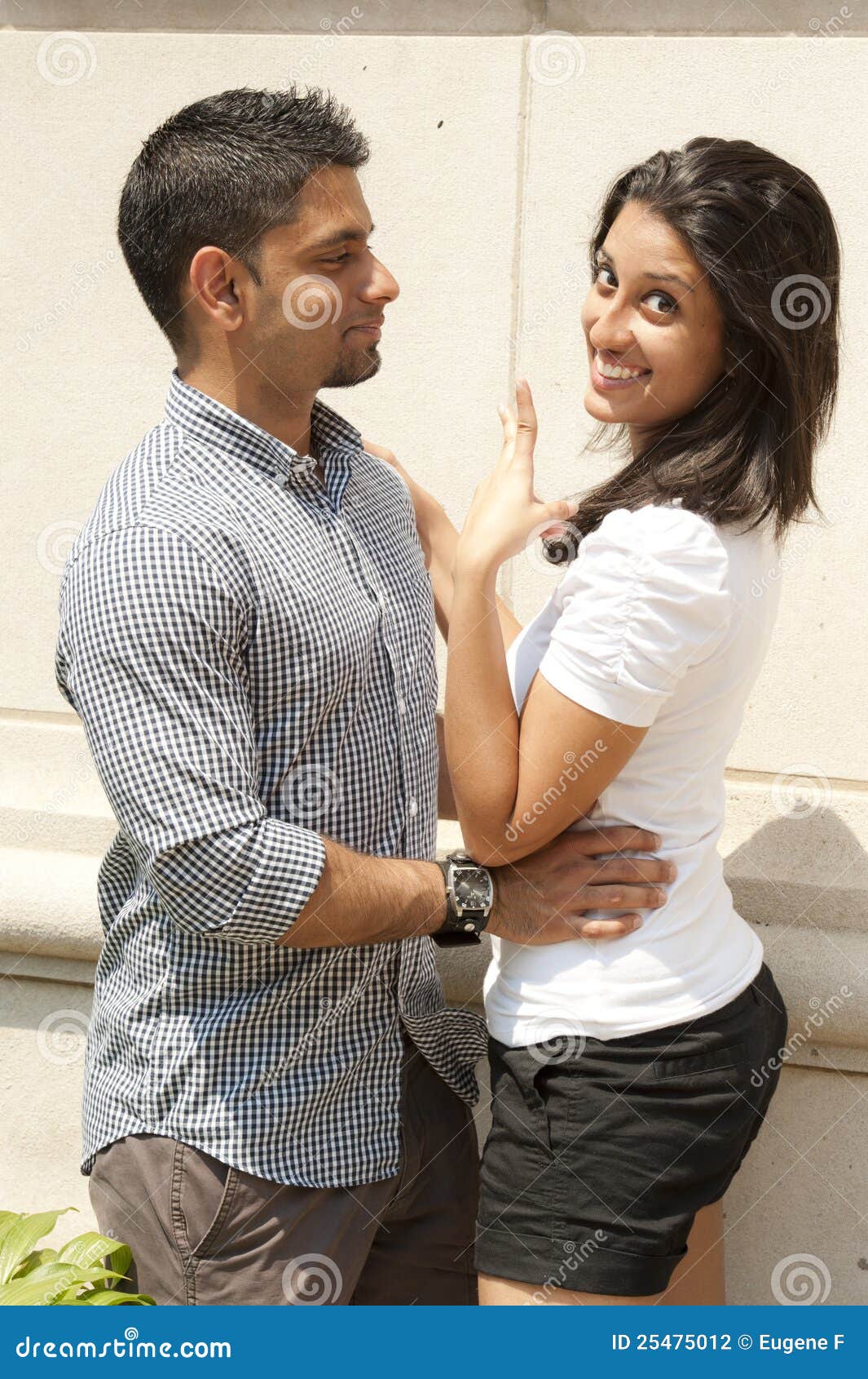 Happy Indian Couple stock photo. Image of ethnic, love - 25475012