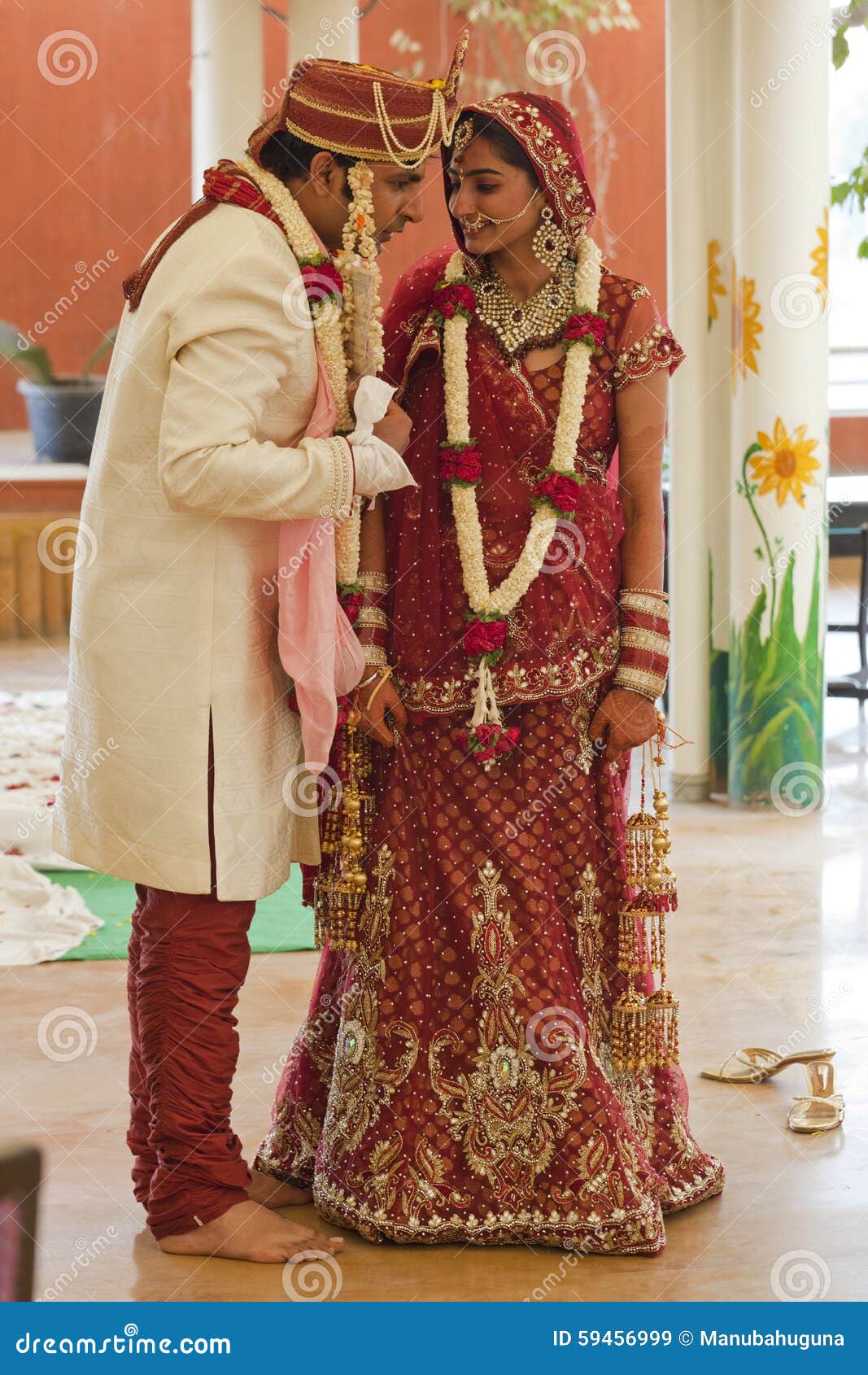 Happy Indian couple stock image. Image of traditional - 59456999