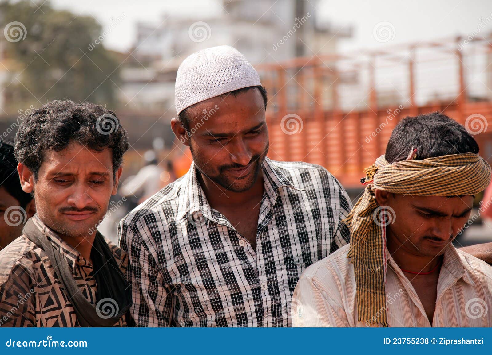 Happy indian friends editorial stock photo. Image of mughal - 23755238