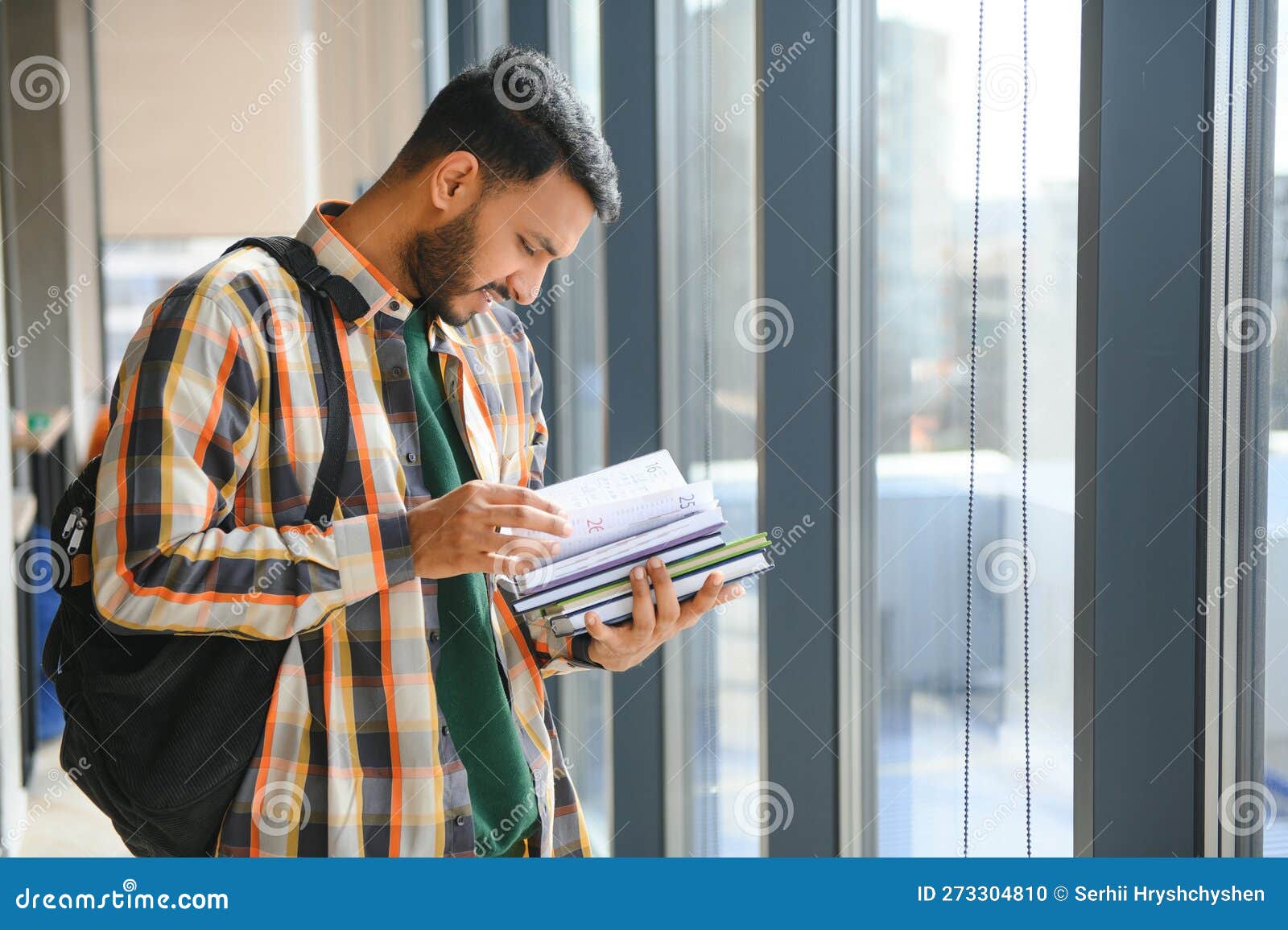 Happy Indian Male Student at the University Stock Photo - Image of ...