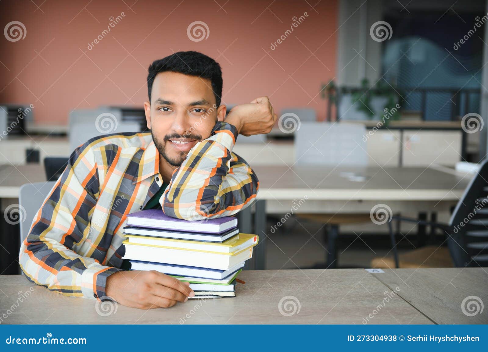 Happy Indian Male Student at the University Stock Photo - Image of male ...