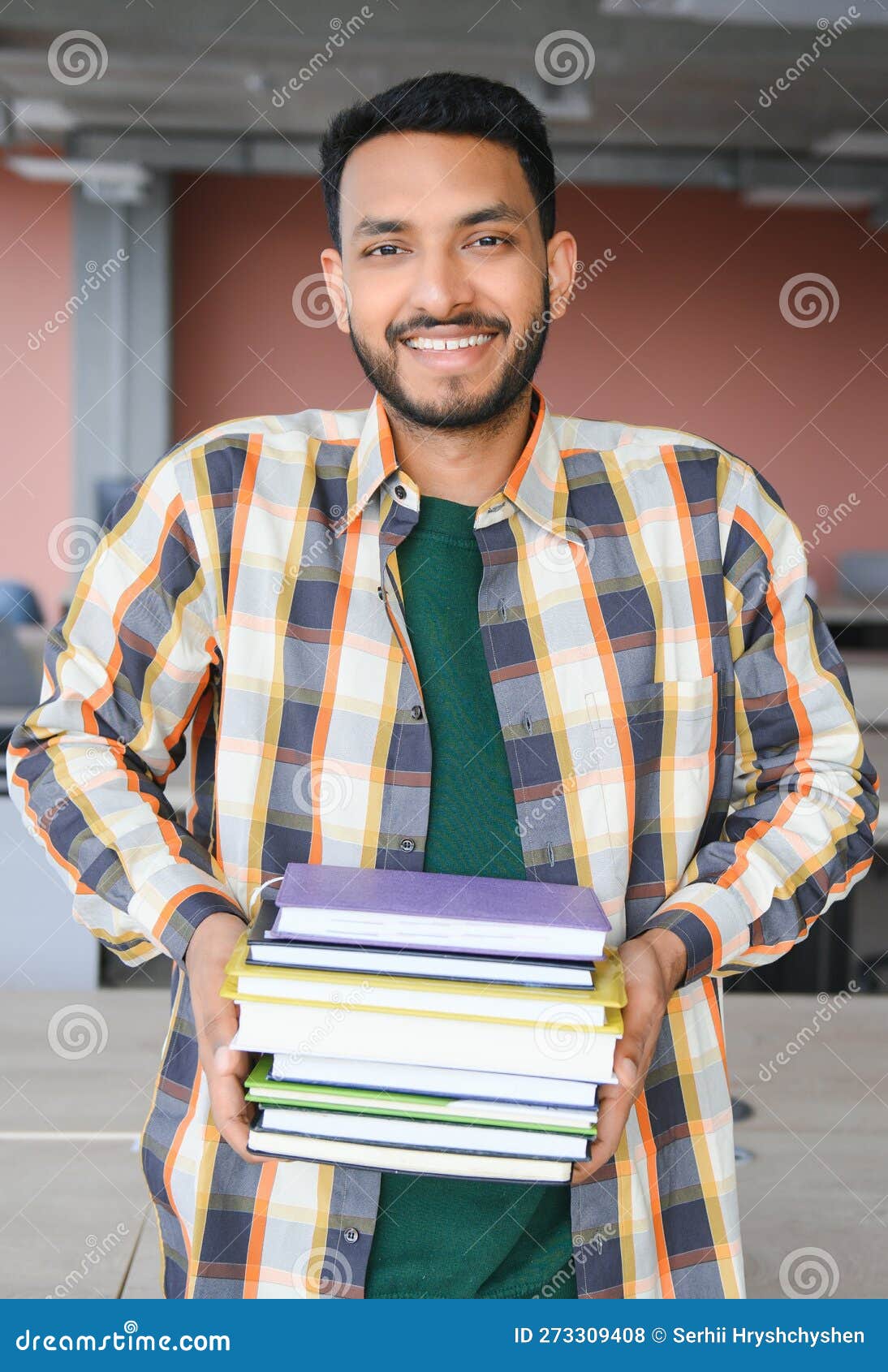 Happy Indian Male Student at the University Stock Photo - Image of ...