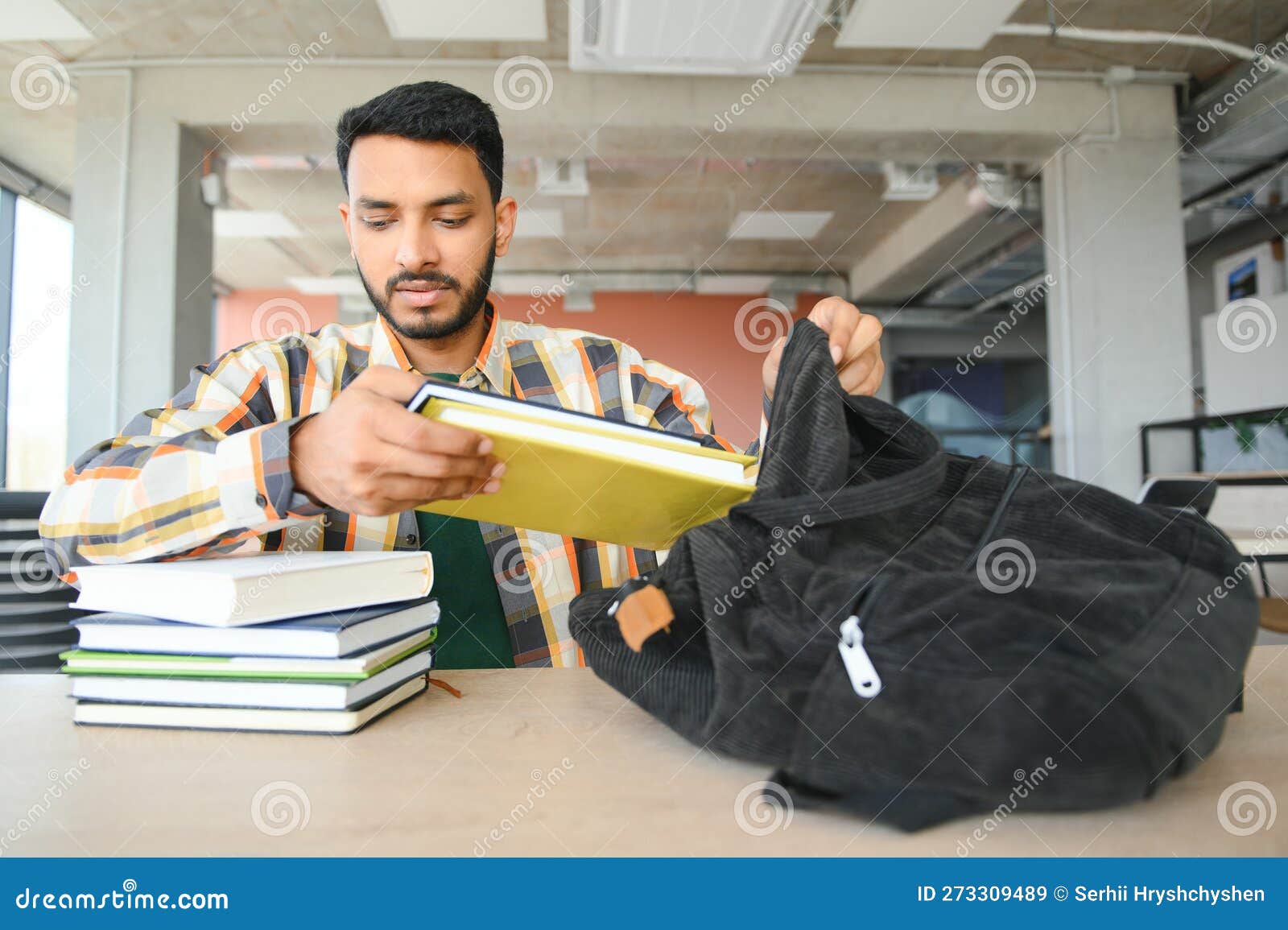 Happy Indian Male Student at the University Stock Image - Image of ...