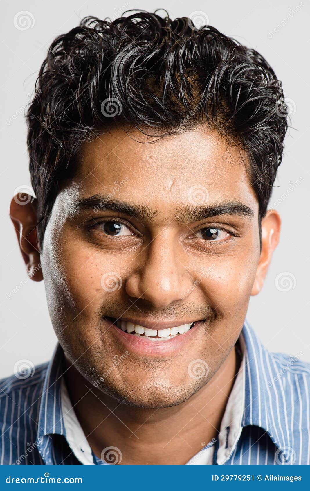 Smiling Indian Man Face Smiling Indian Man Face