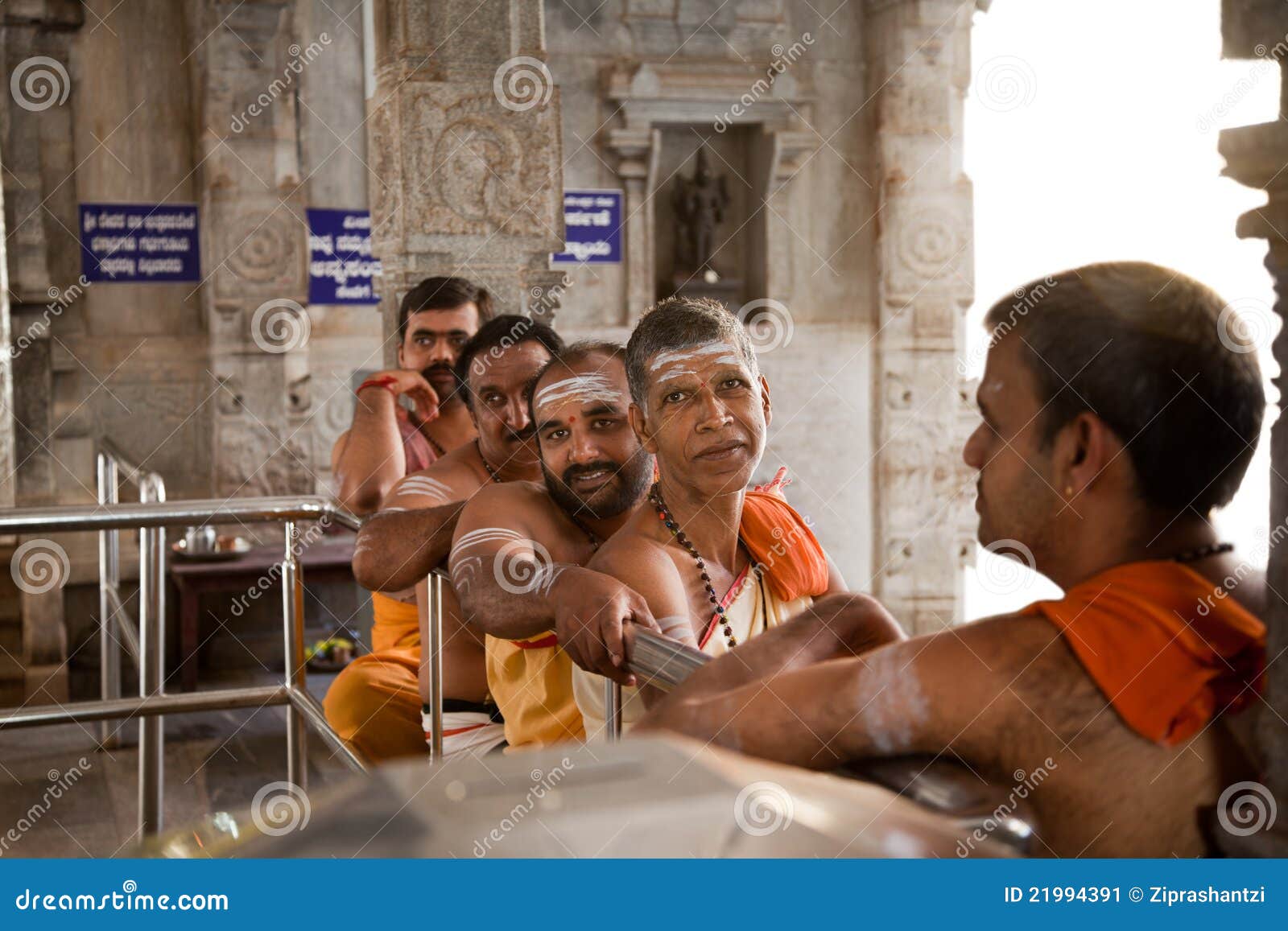 Happy Indian Priests in Temple Editorial Photo - Image of india, prayer ...