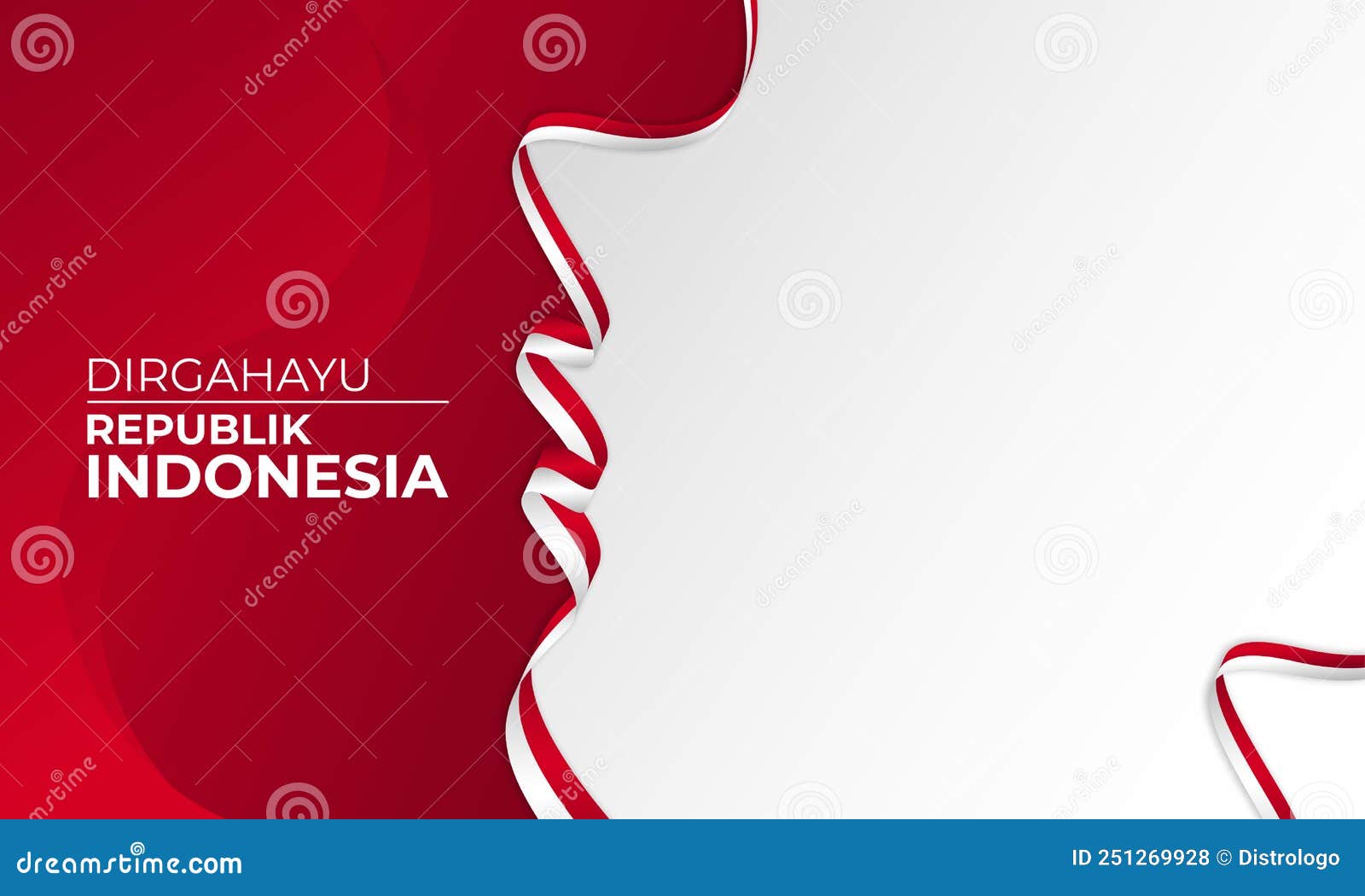 Happy Indonesia Independence Day Background Banner Design Stock Vector ...